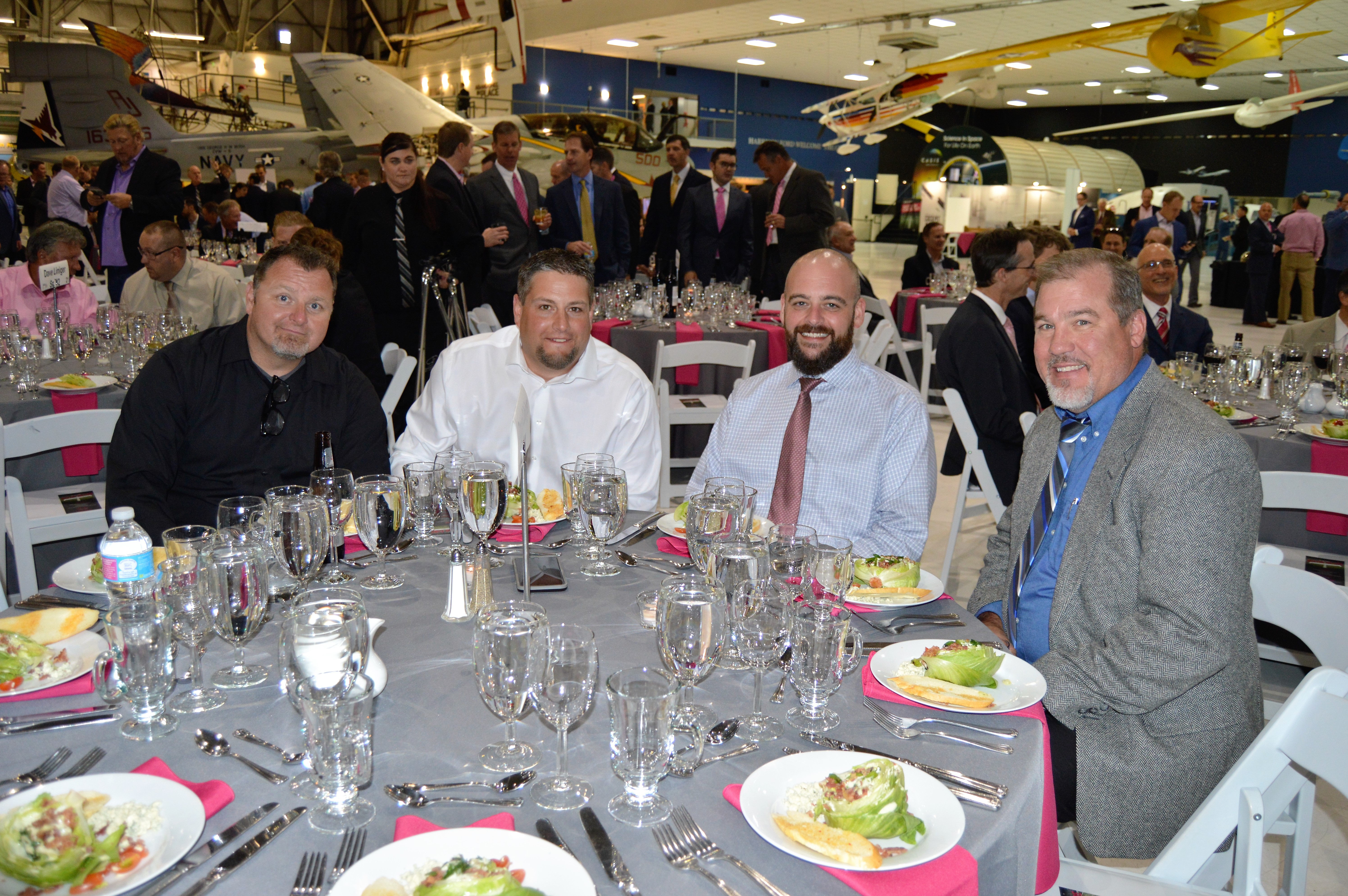 At Dave Liniger's table