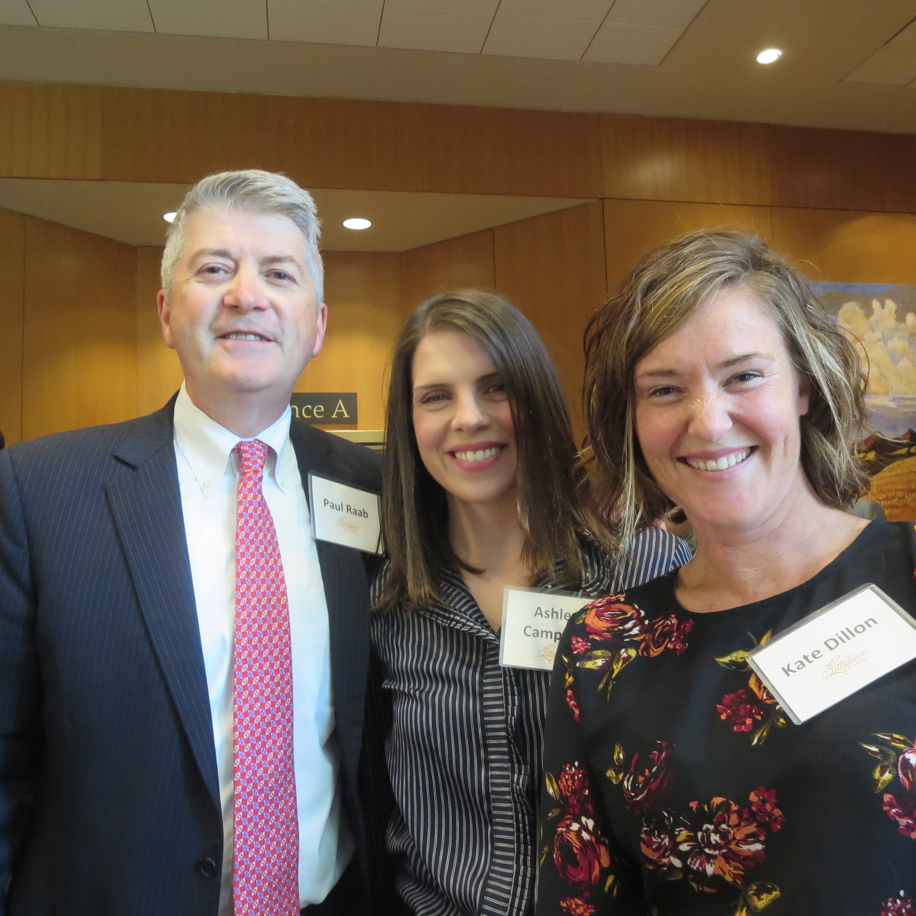 L to R: Paul Raab, Ashley Campbell, Kate Pillon