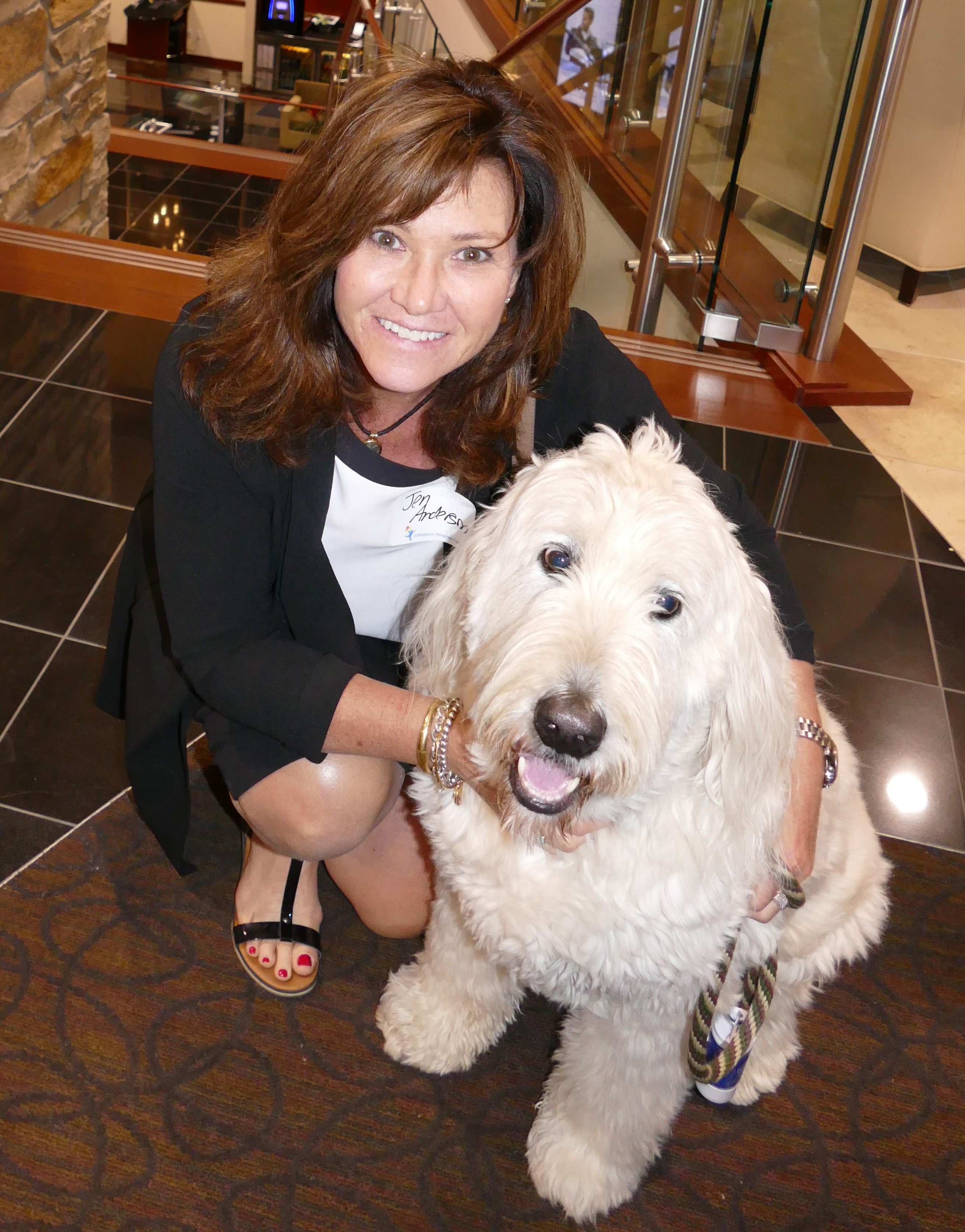 Jen Anderson and Yeti