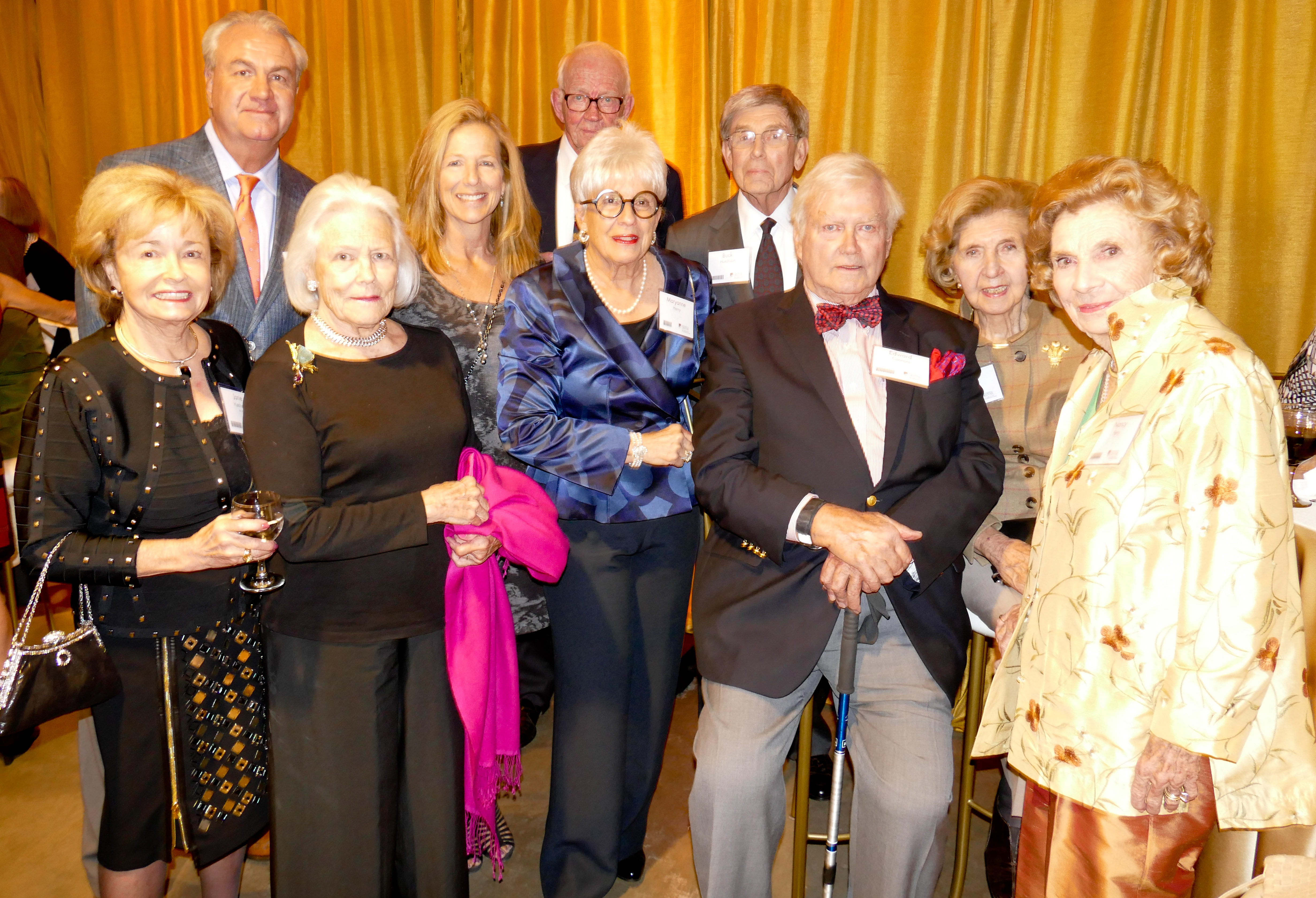 Nancy Petry, right, with her group of friends and family