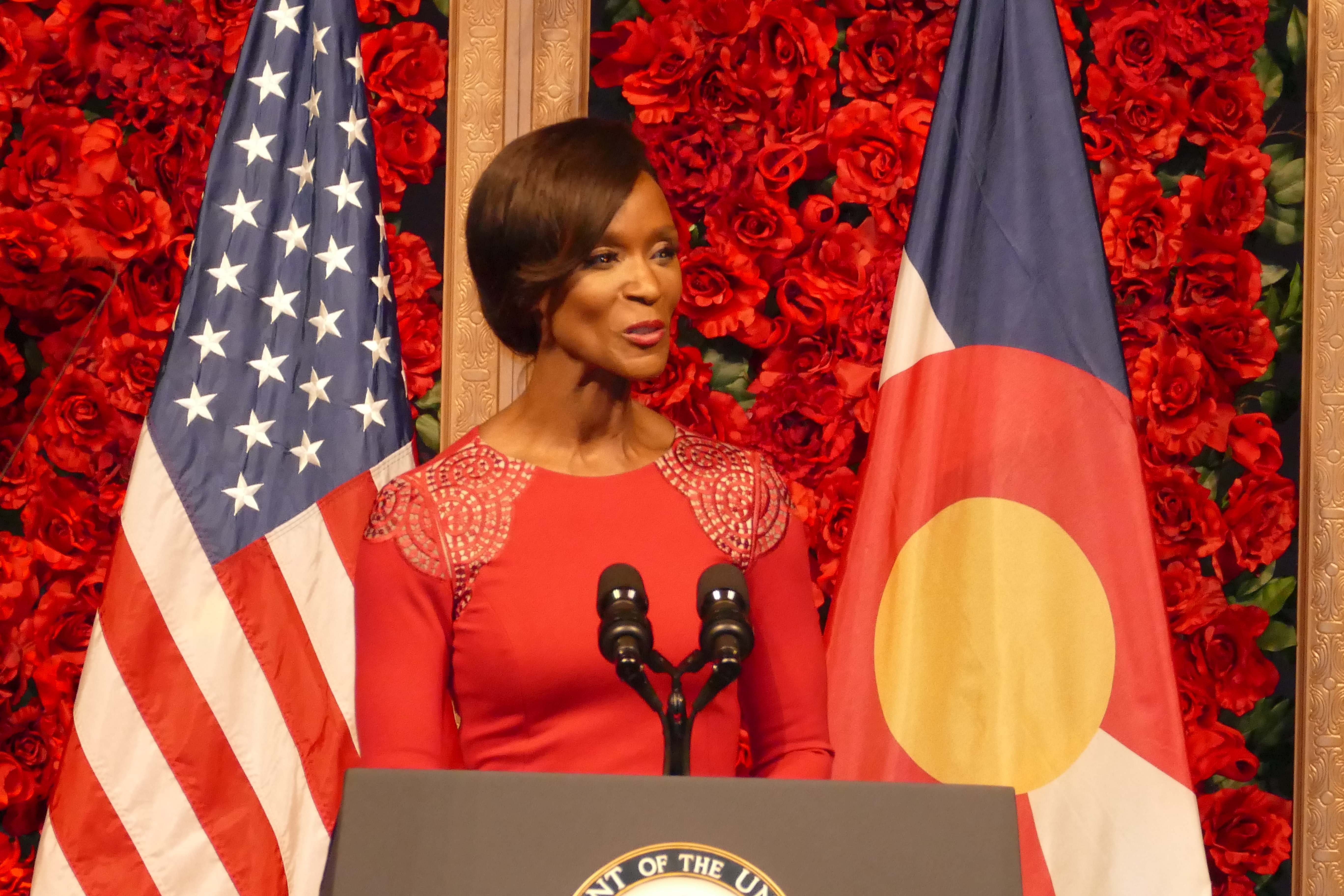 TaRhonda Thomas welcomed everyone