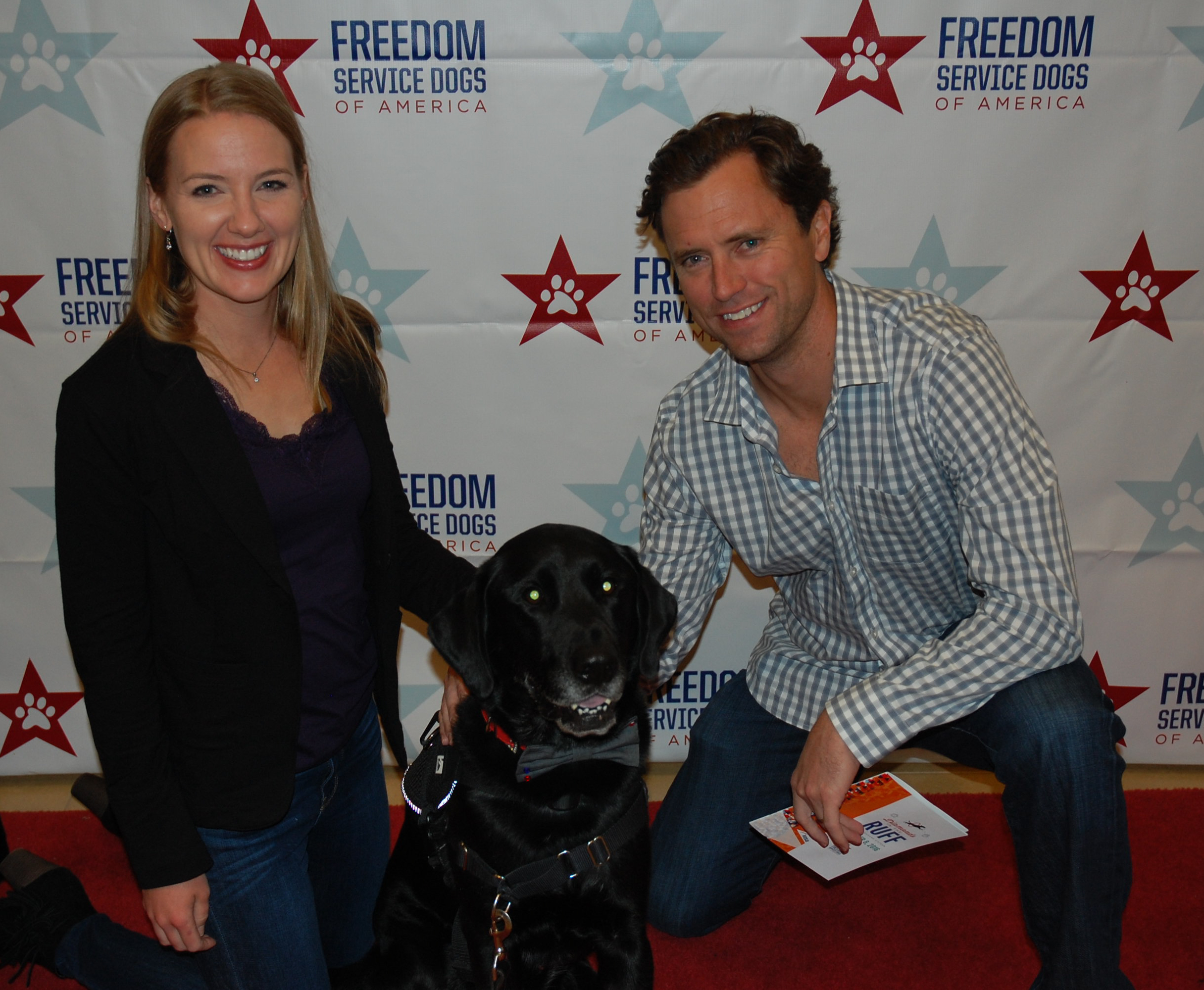 Lisa Schaffer and Mike Hewelshamp with Cargo