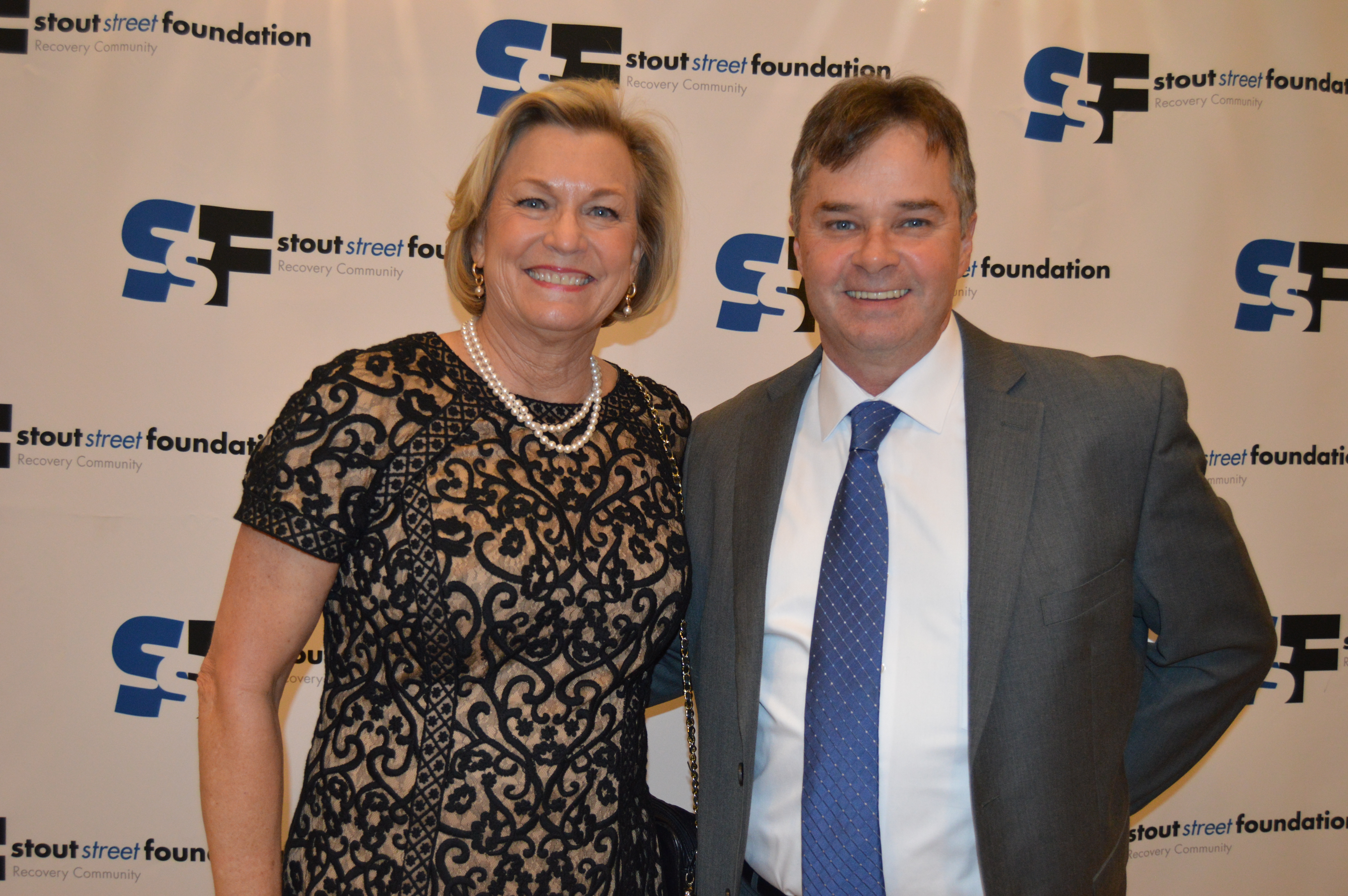 Susan Ford Bales, with SSF President Christopher Conway