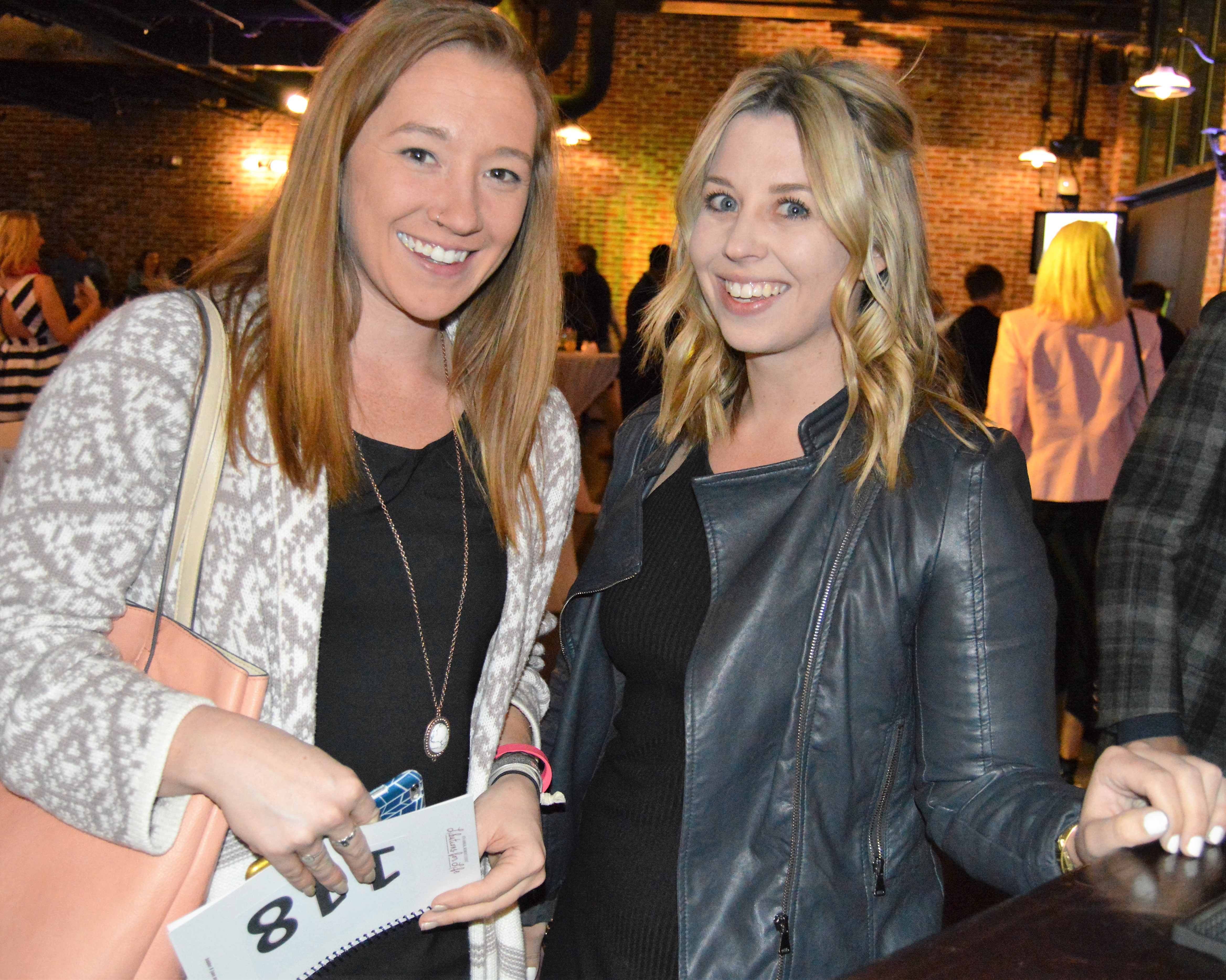 Megan Bowers (left) and Emily Crane