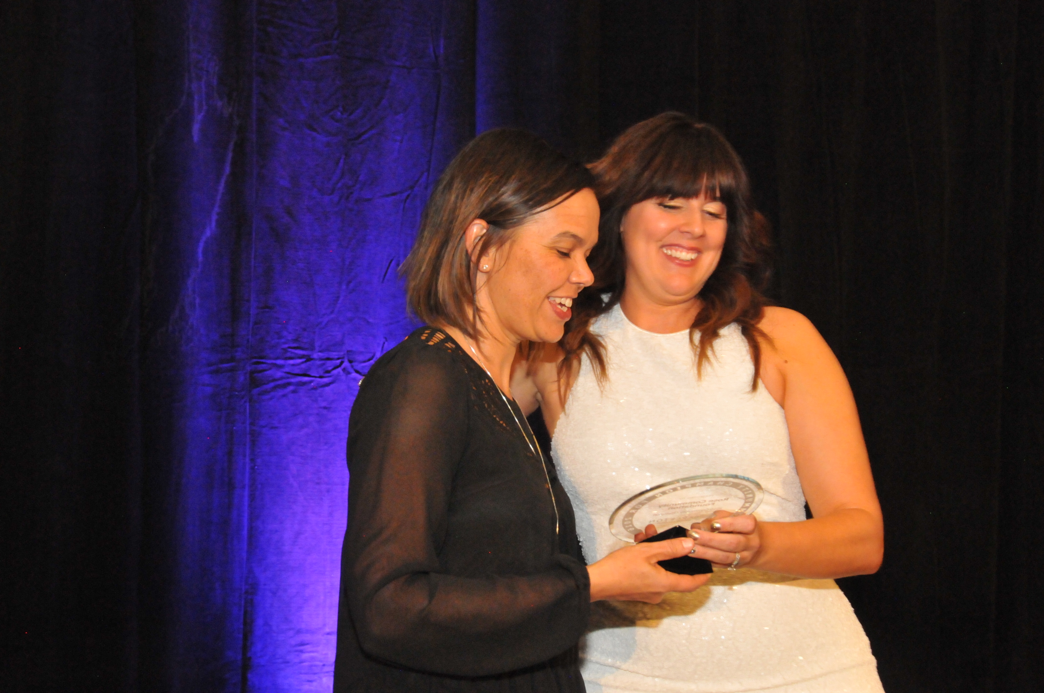 Janet Lopez and Channing Puncino