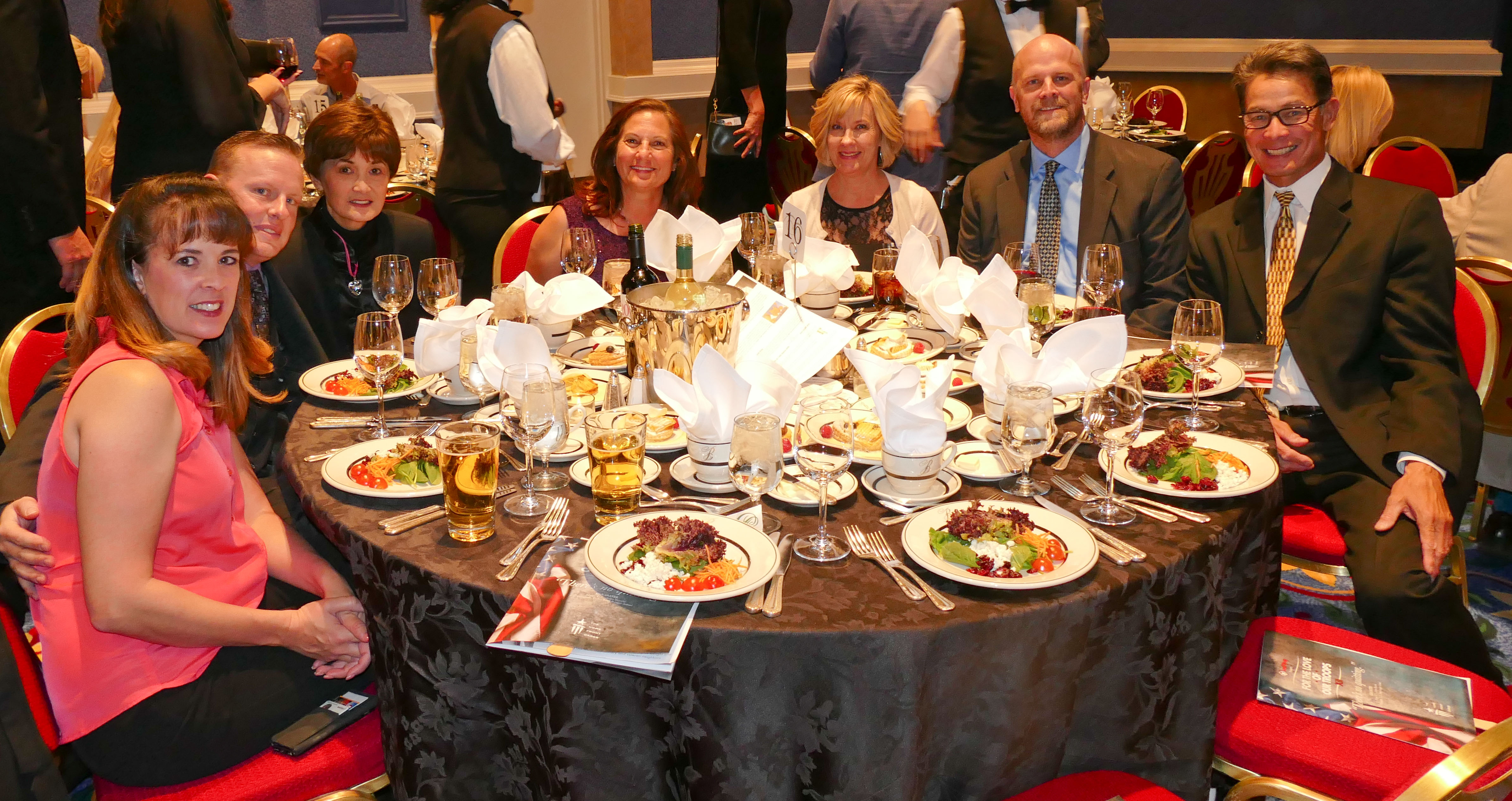 Jay Warwick, right, and his HuHot Mongolian Grill table--they donate ...