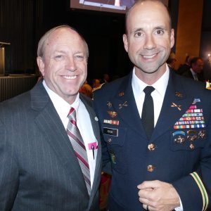 COL Ron Fitch, the Garrison Commander at Fort Carson, with his wife ...