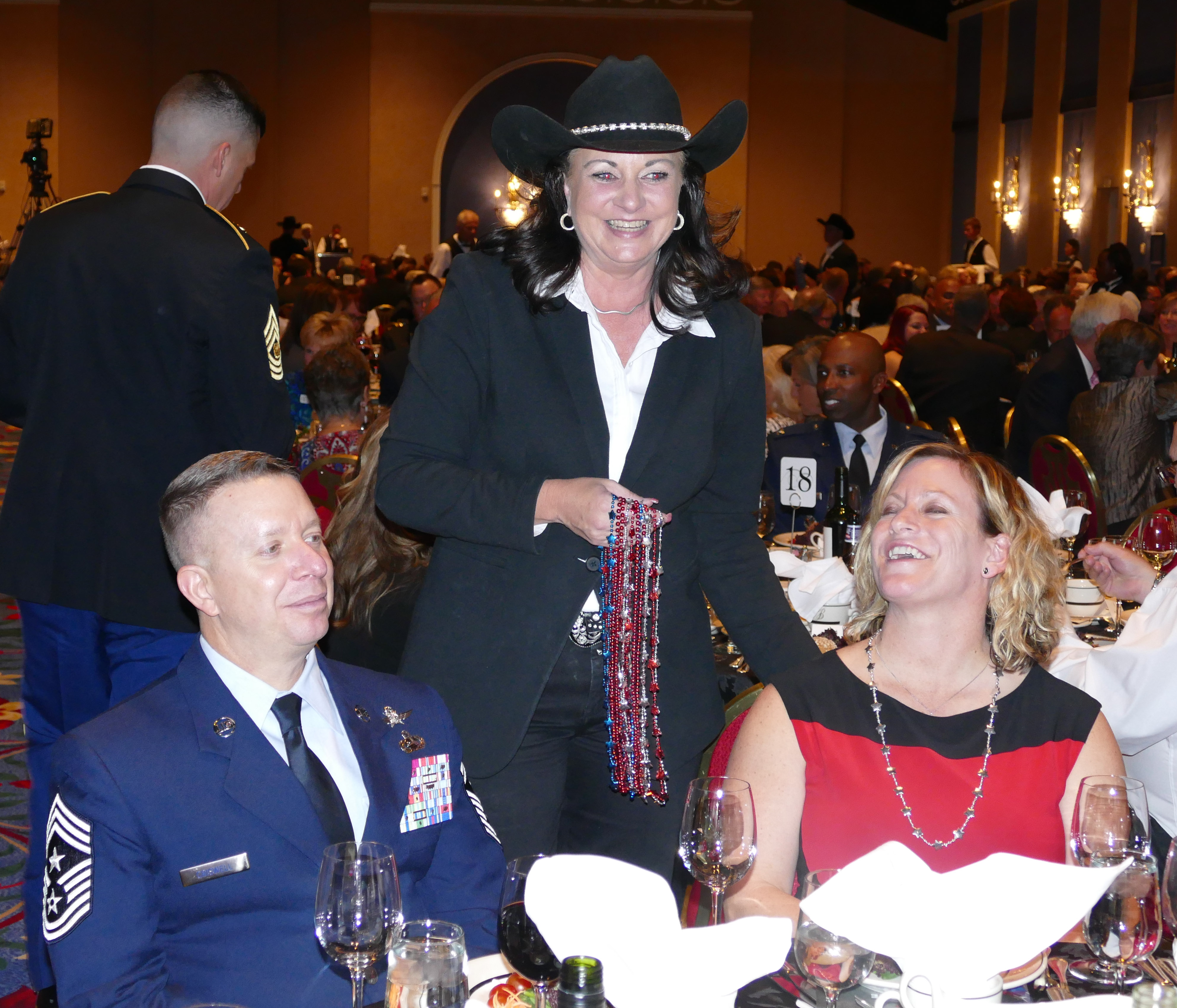 Command Chief Master Sergeant Brendan Criswell, representing the ...