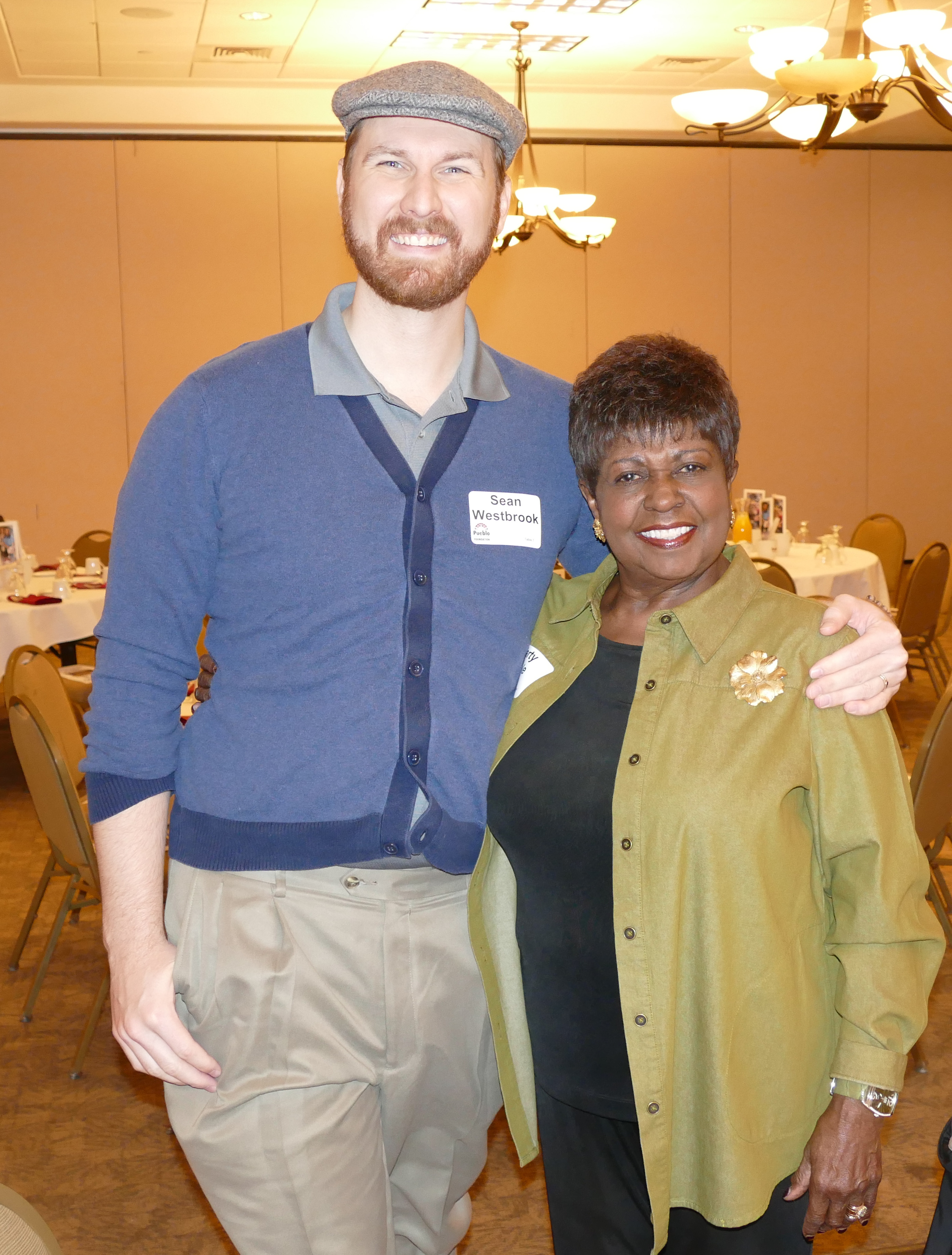 Sean Westbrook and board member Marty Poole