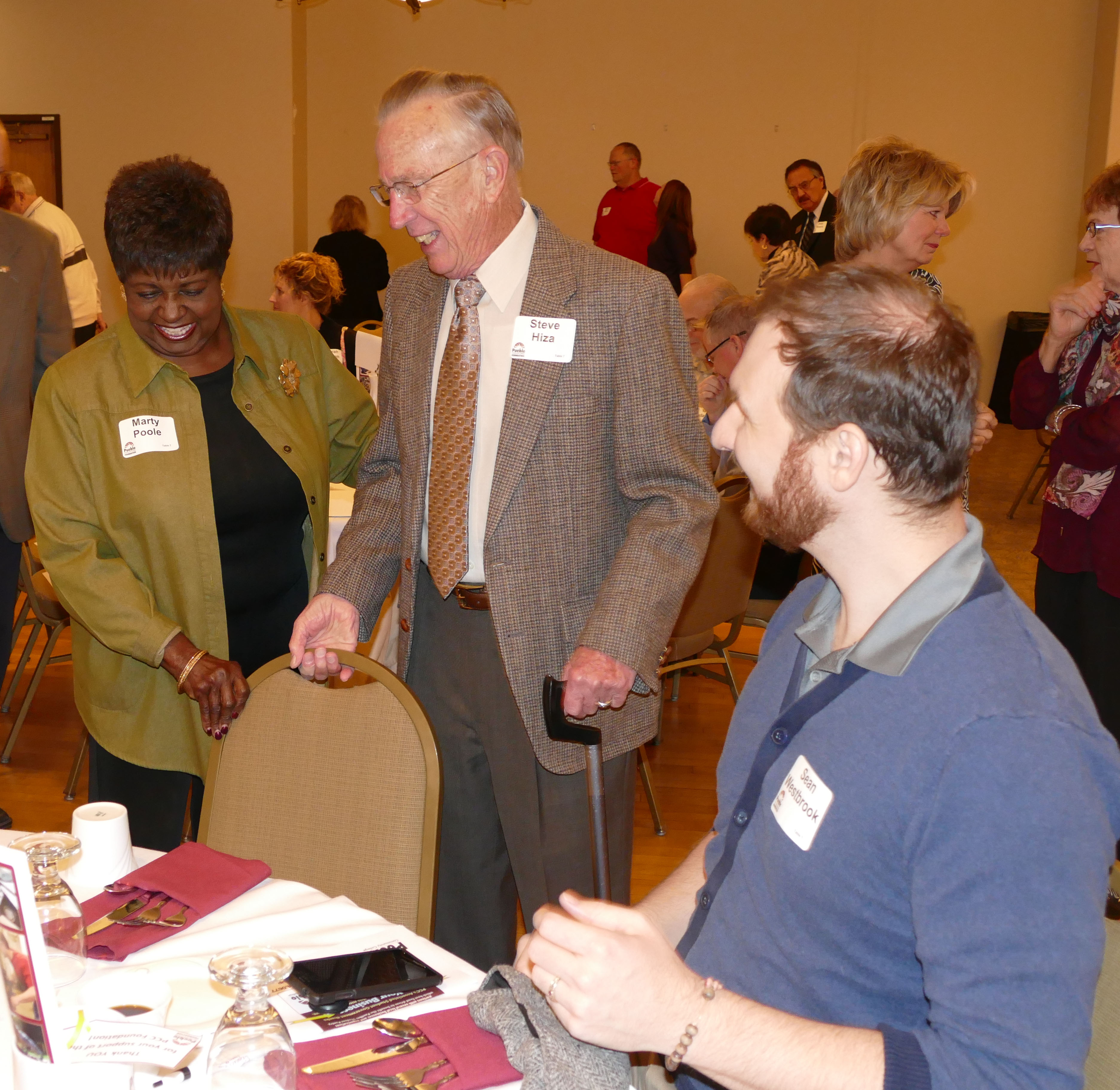 Marty Poole, left, Steve Hiza and Sean Westbrook