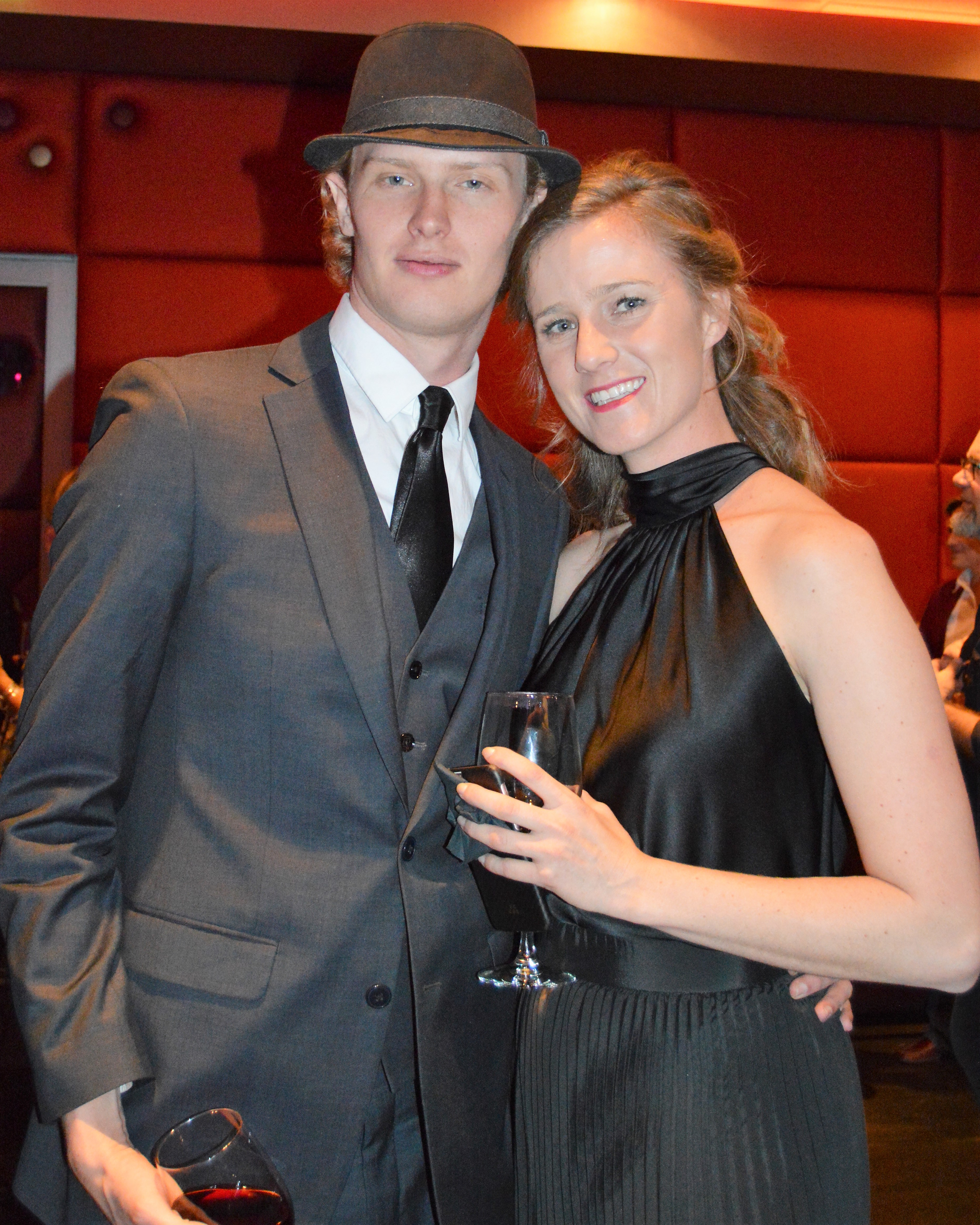 Daniel Juegs and event chair Sarah Tredennick