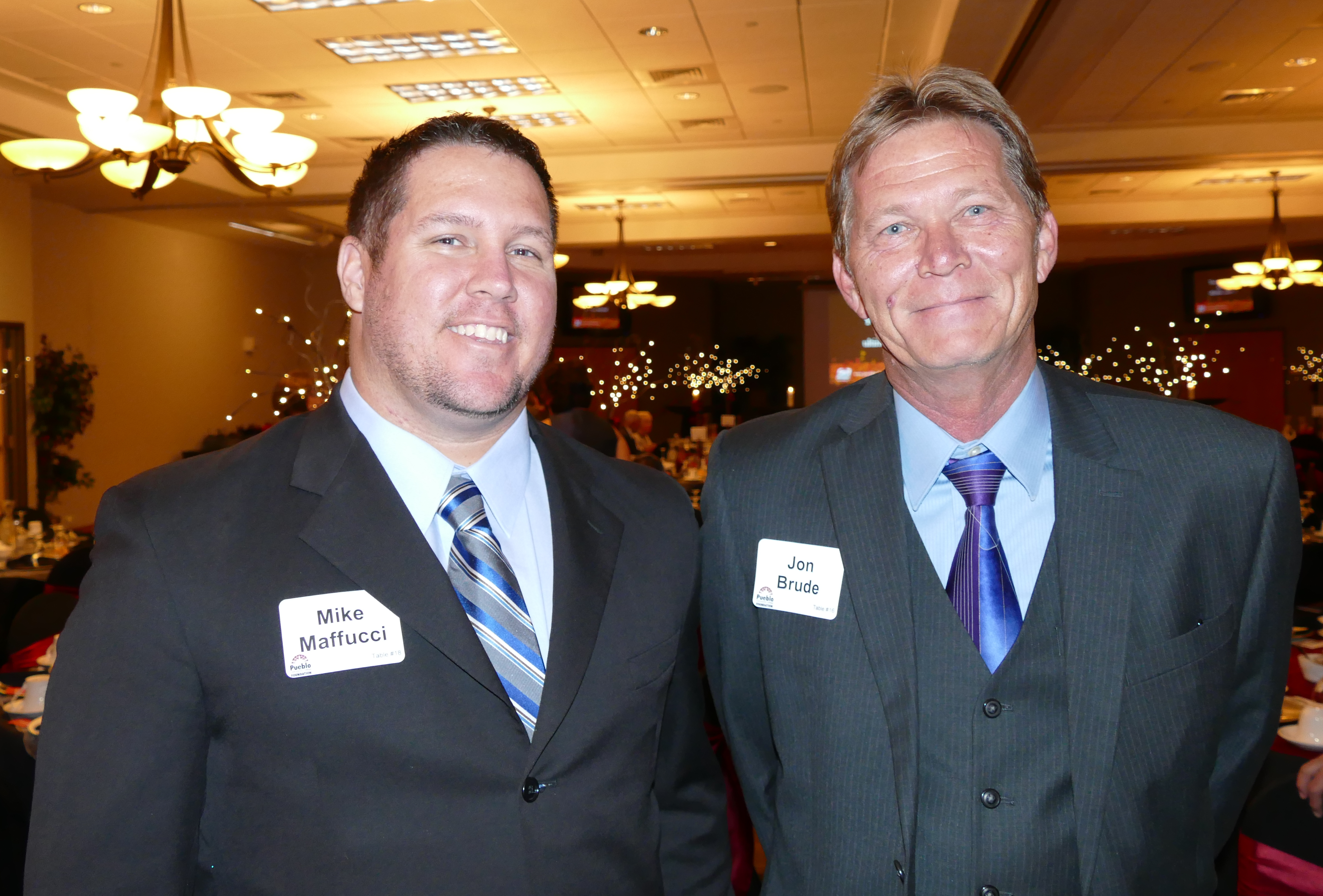 Mike Mattucci, left, and Jon Brude, PCC Chief Business Officer