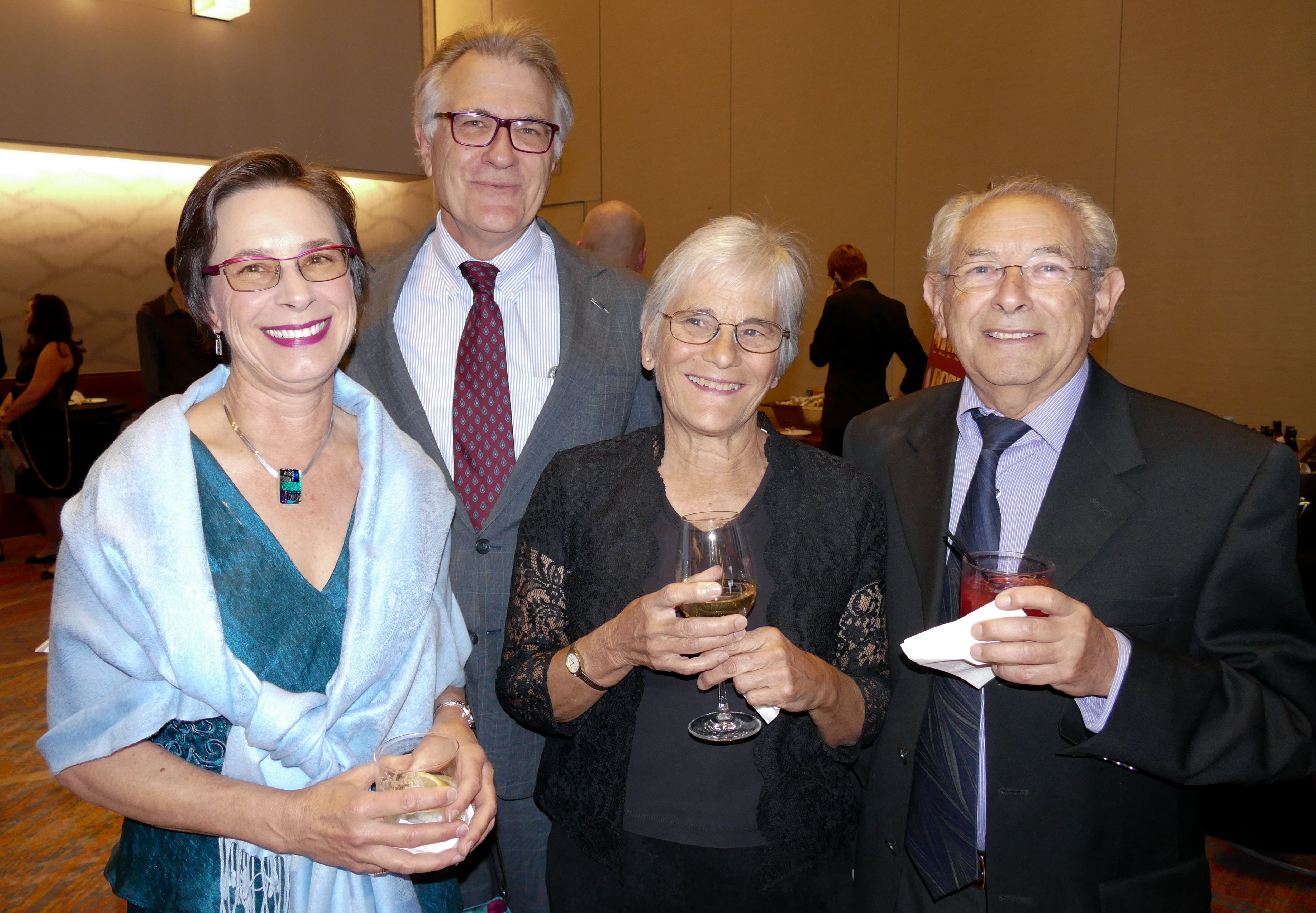 Lana and Joe Turner, left, with Betsy and Dr.Tom Blumenthal, Executive ...