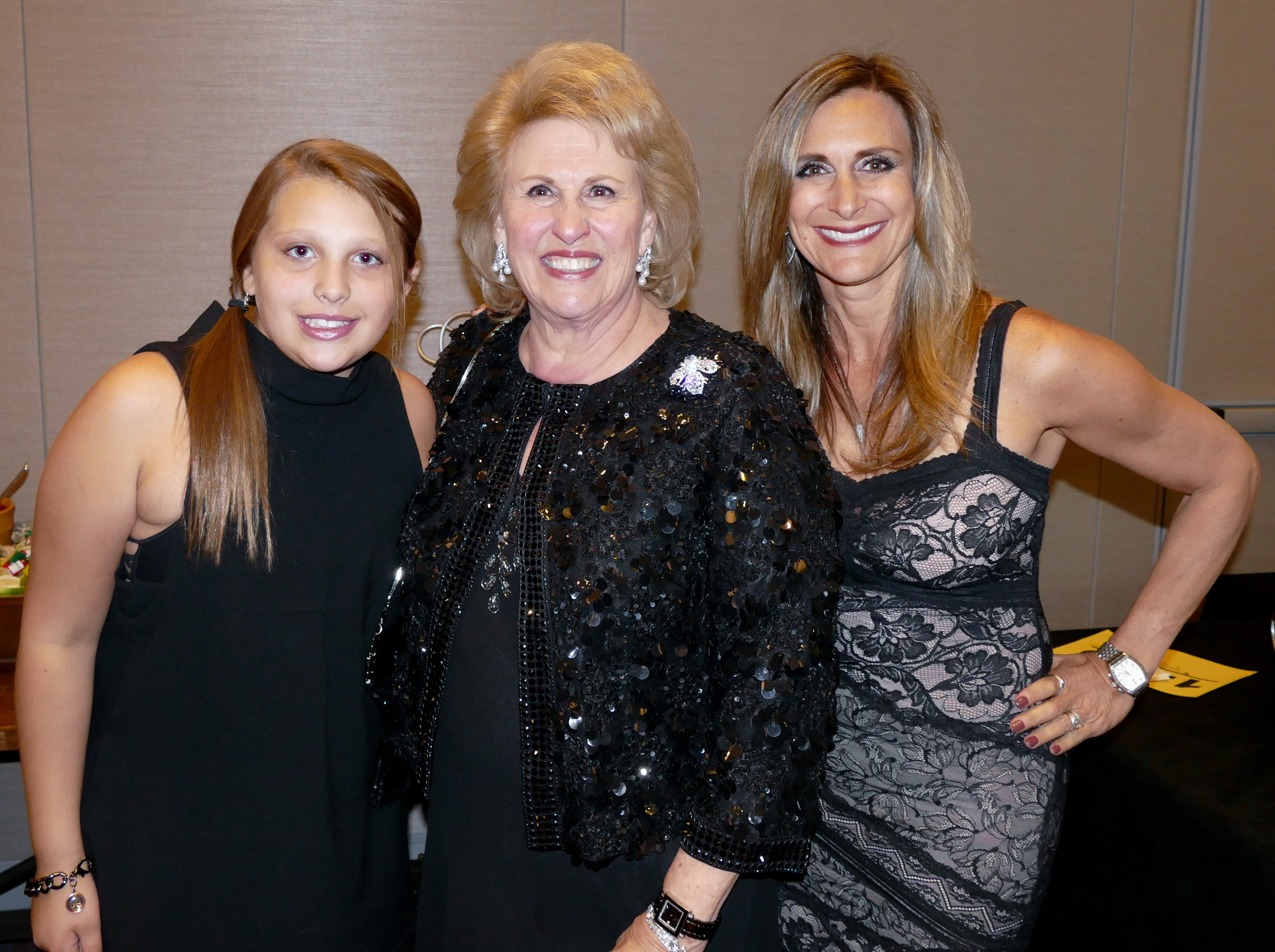 Samantha Gruitch, left, Edie Marks and Lori Marks-Connors