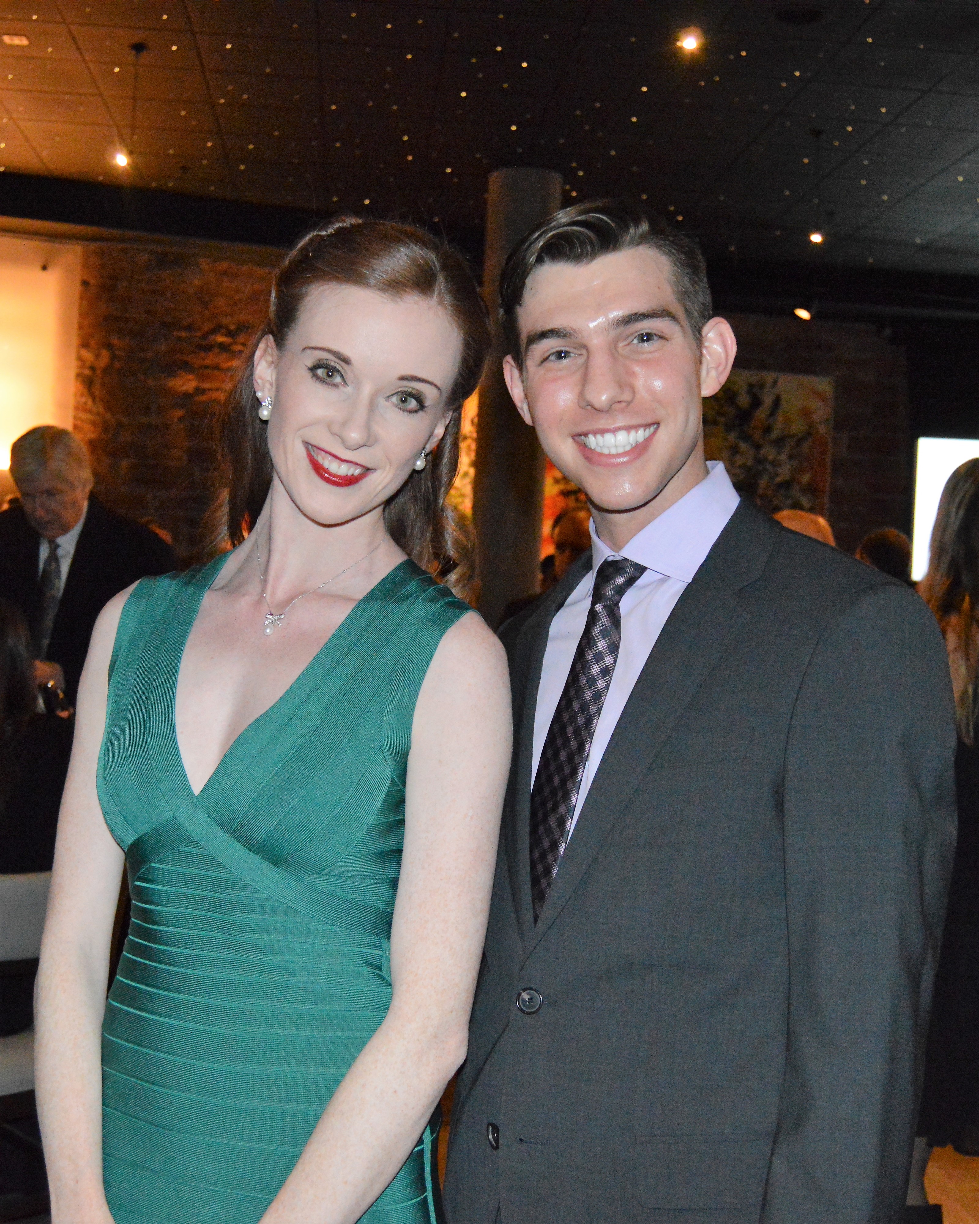 Dancers Tracy Jones and Tyler Rhoads