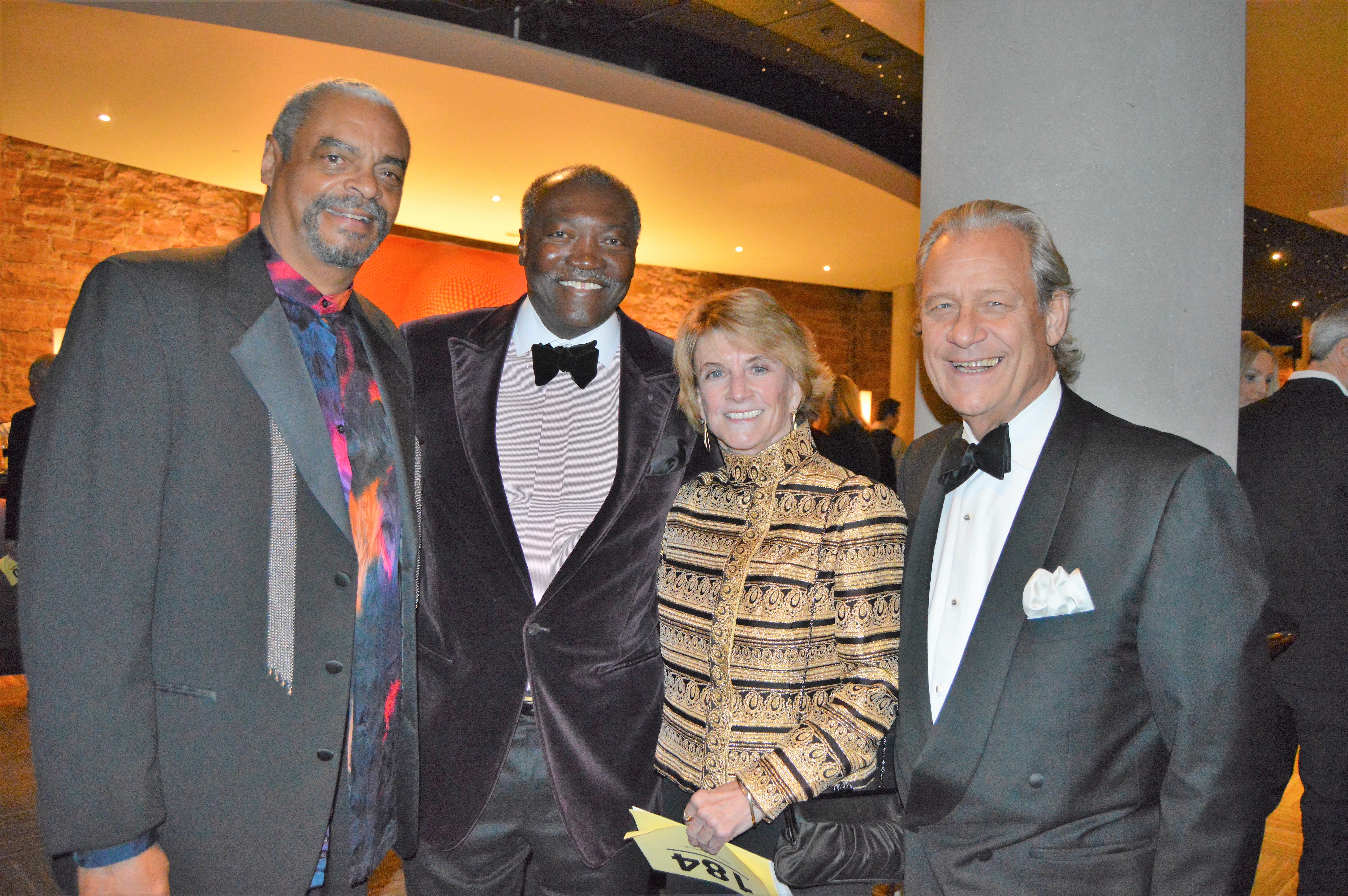 (l to r): Artist Darrell Anderson, Eula Adams, Stephanie DeGraff Bender ...