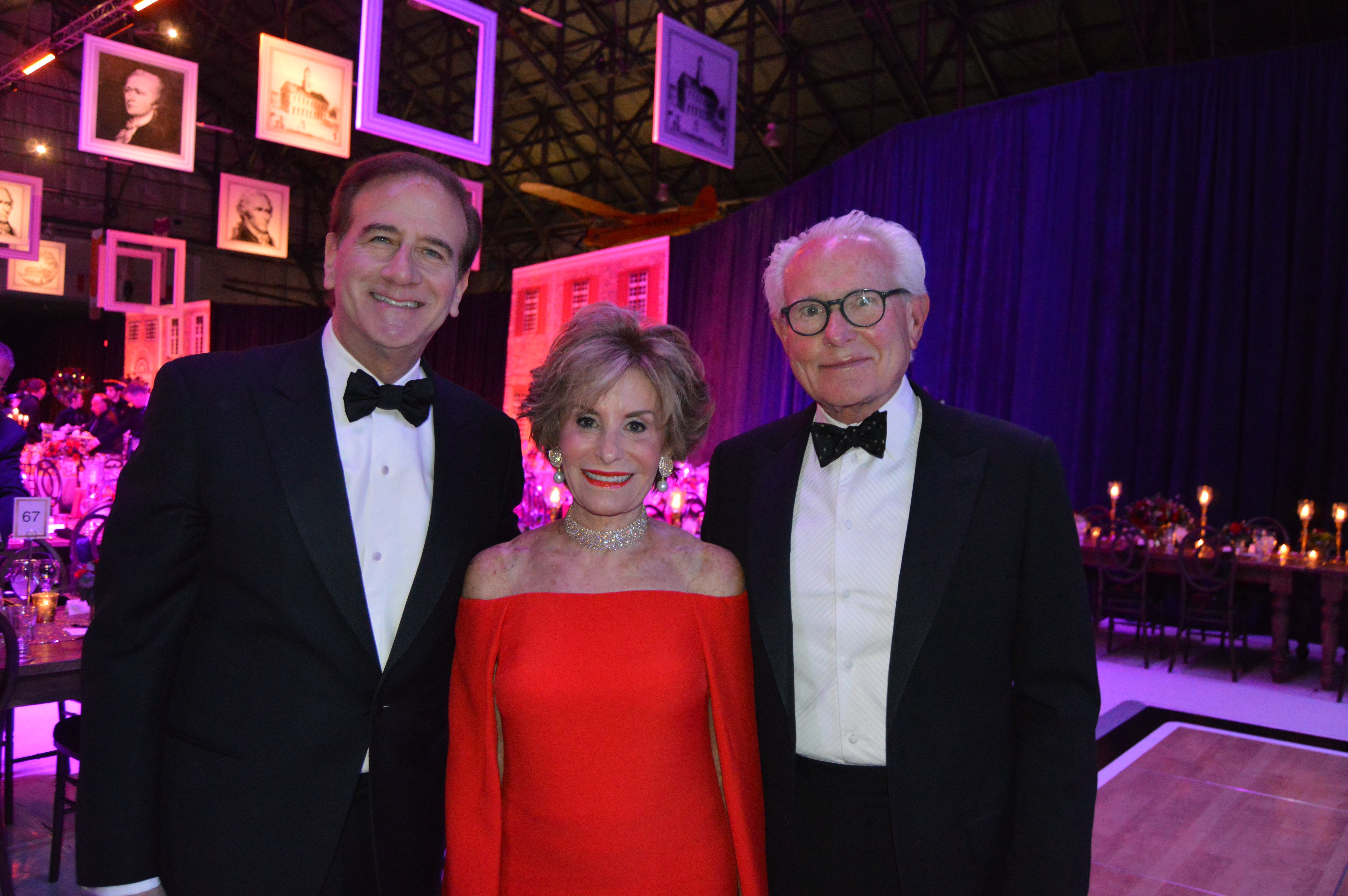 Honorary chair Barry Hirschfeld (right), with wife Arlene and President ...