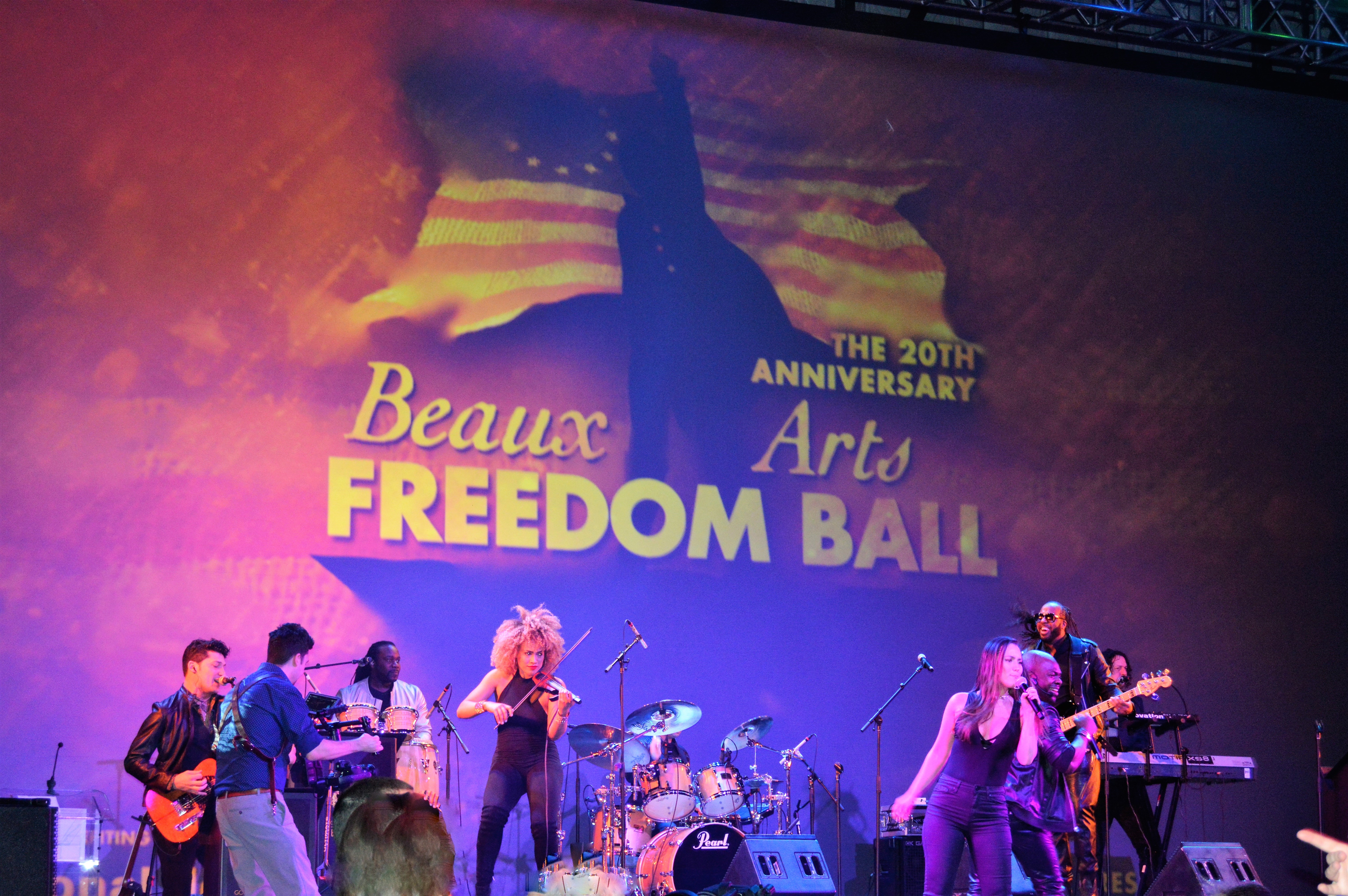 The Bobby Attiko Band kept everyone dancing before and after the dinner ...