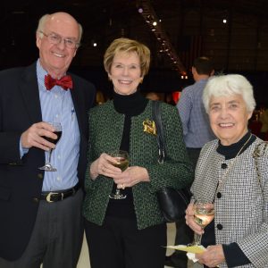 Lynne and Dr. Richard Cundy (left), with Gail Fawcett