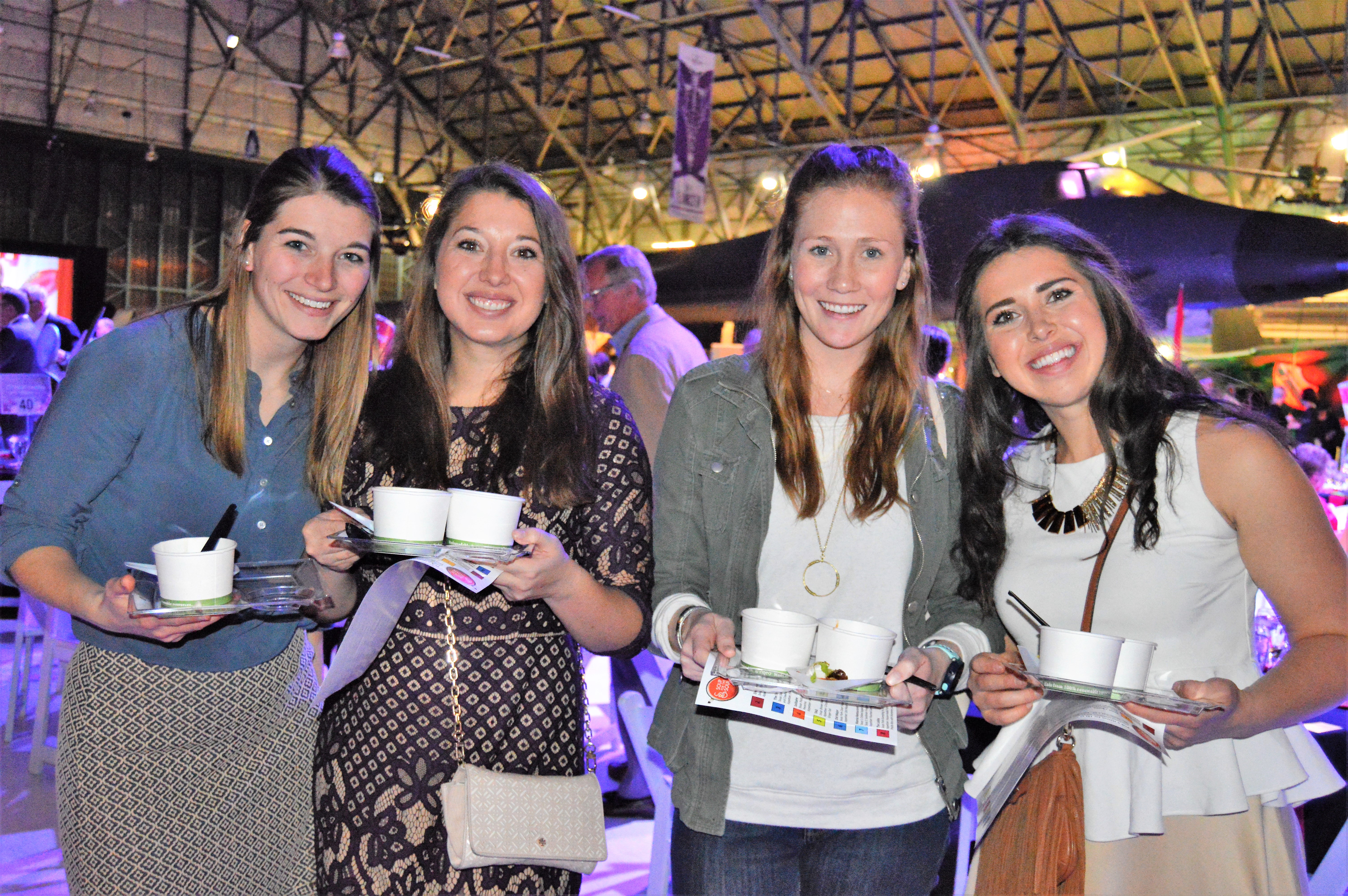 (l to r): Megan Neumann, Andrea Fitch, Mary Schwappach and Danielle Fitch