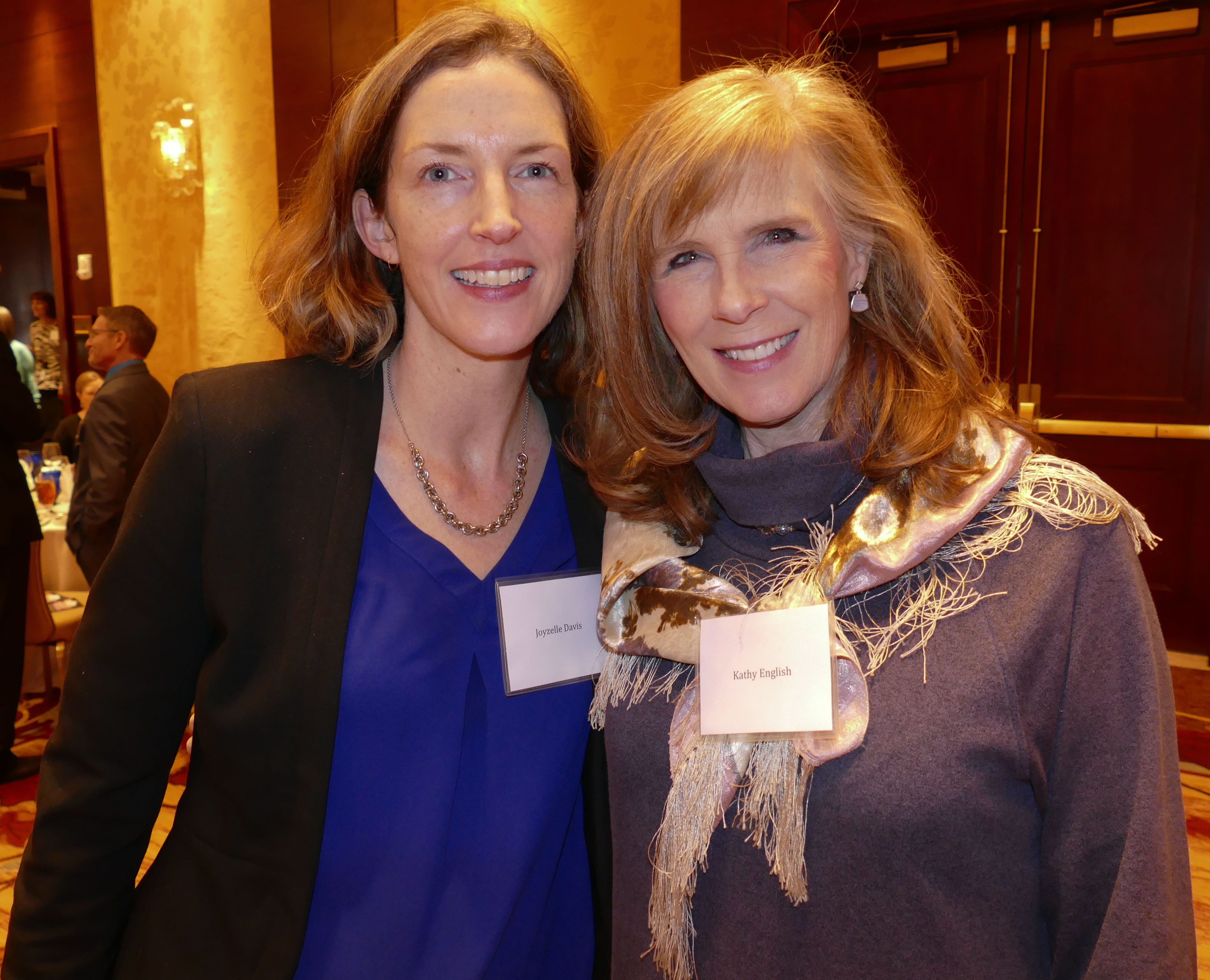 Joyzelle Davis, left, and Kathy English