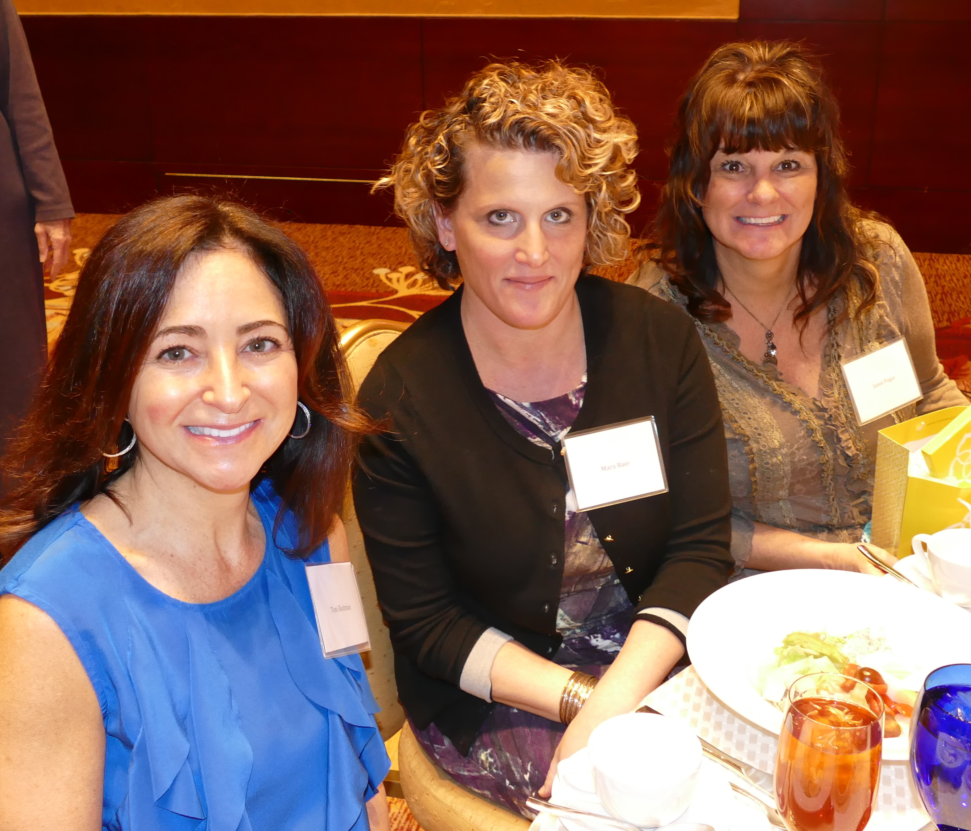 Toni Roitman, left, Mara Bauer and Janet Pogar
