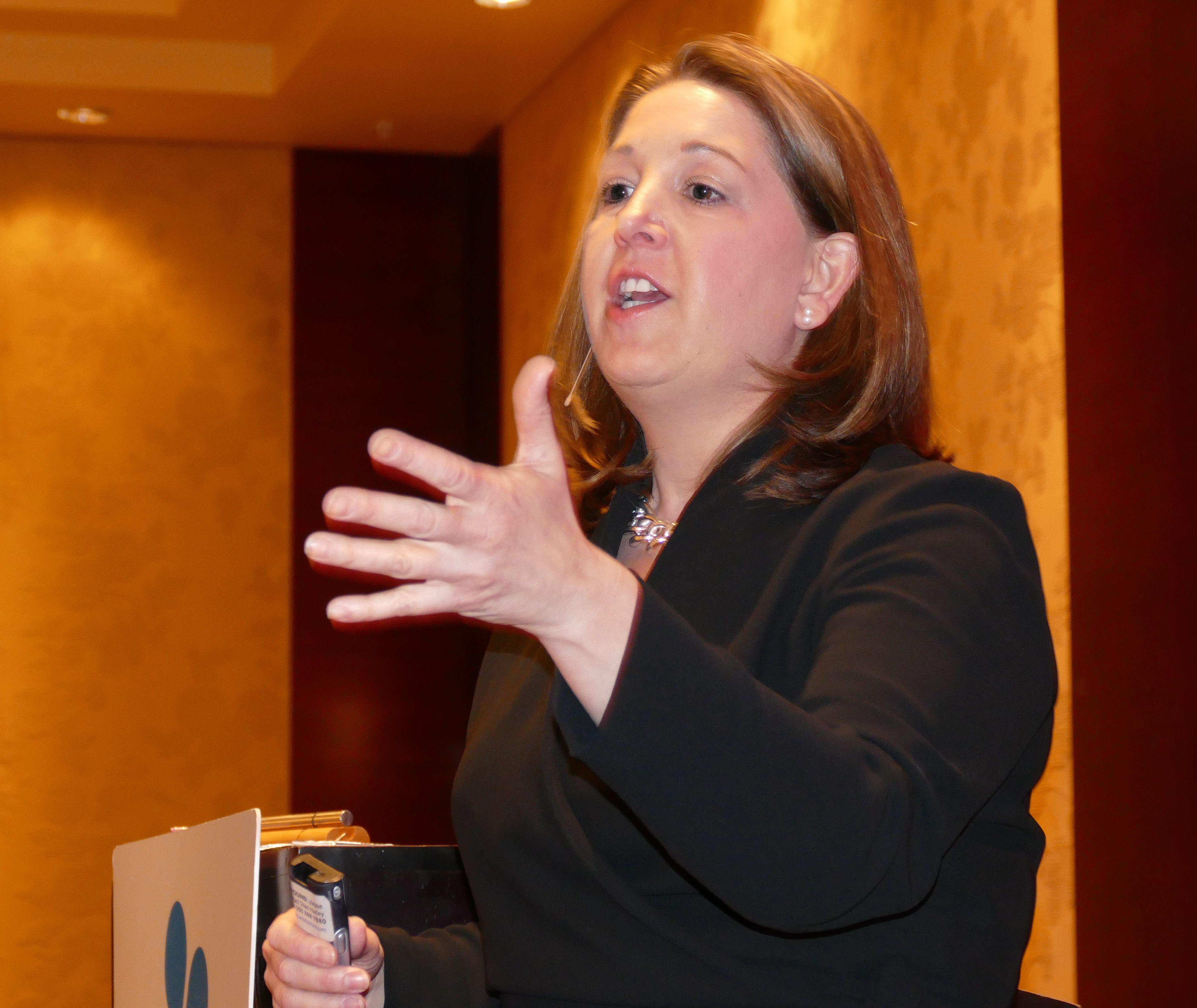 Shari Harley makes a point