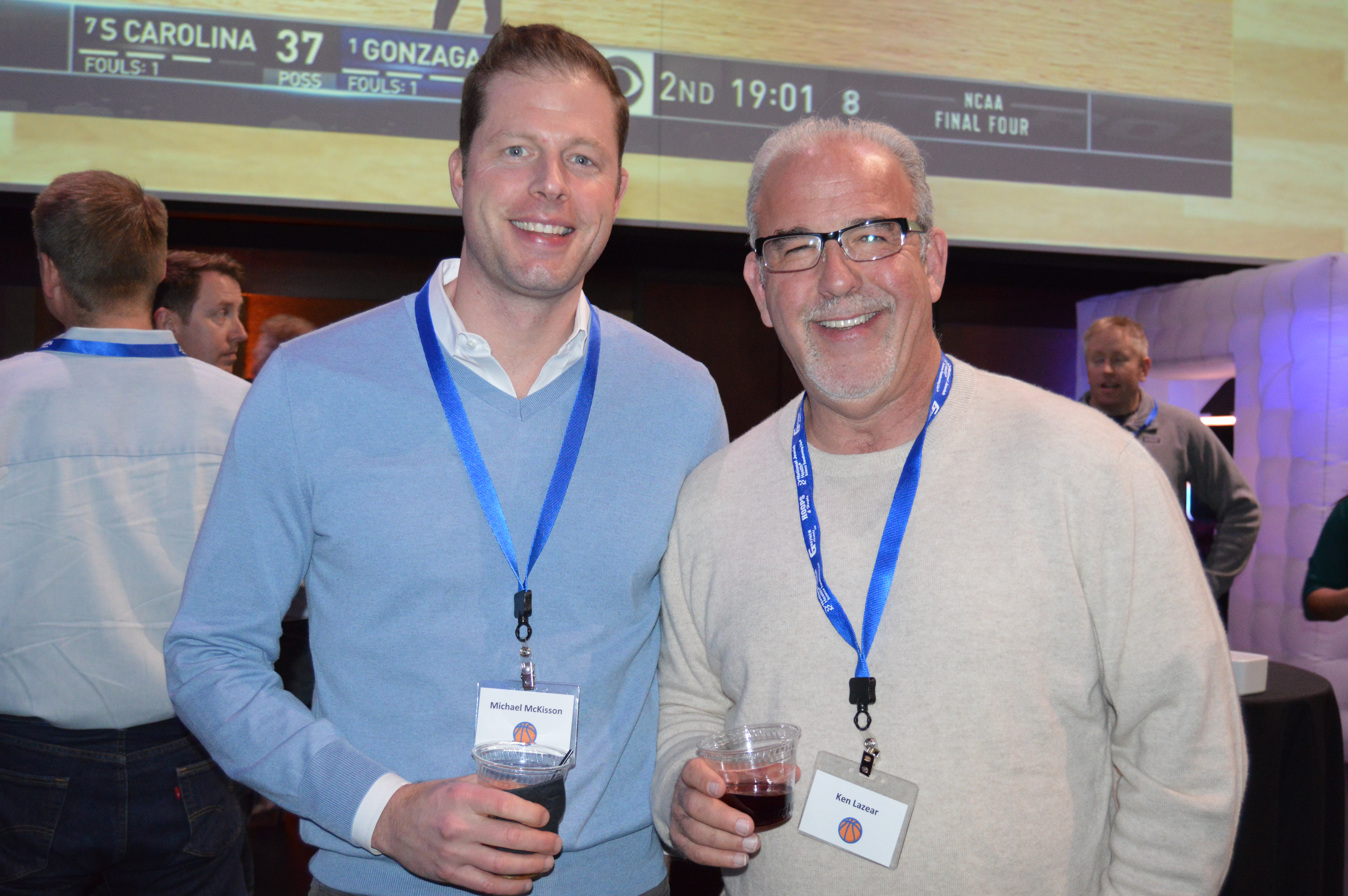 Michael McKisson (left) and Ken Lazear