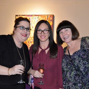 Board member Joanne Cook (left) and Lisa Isom