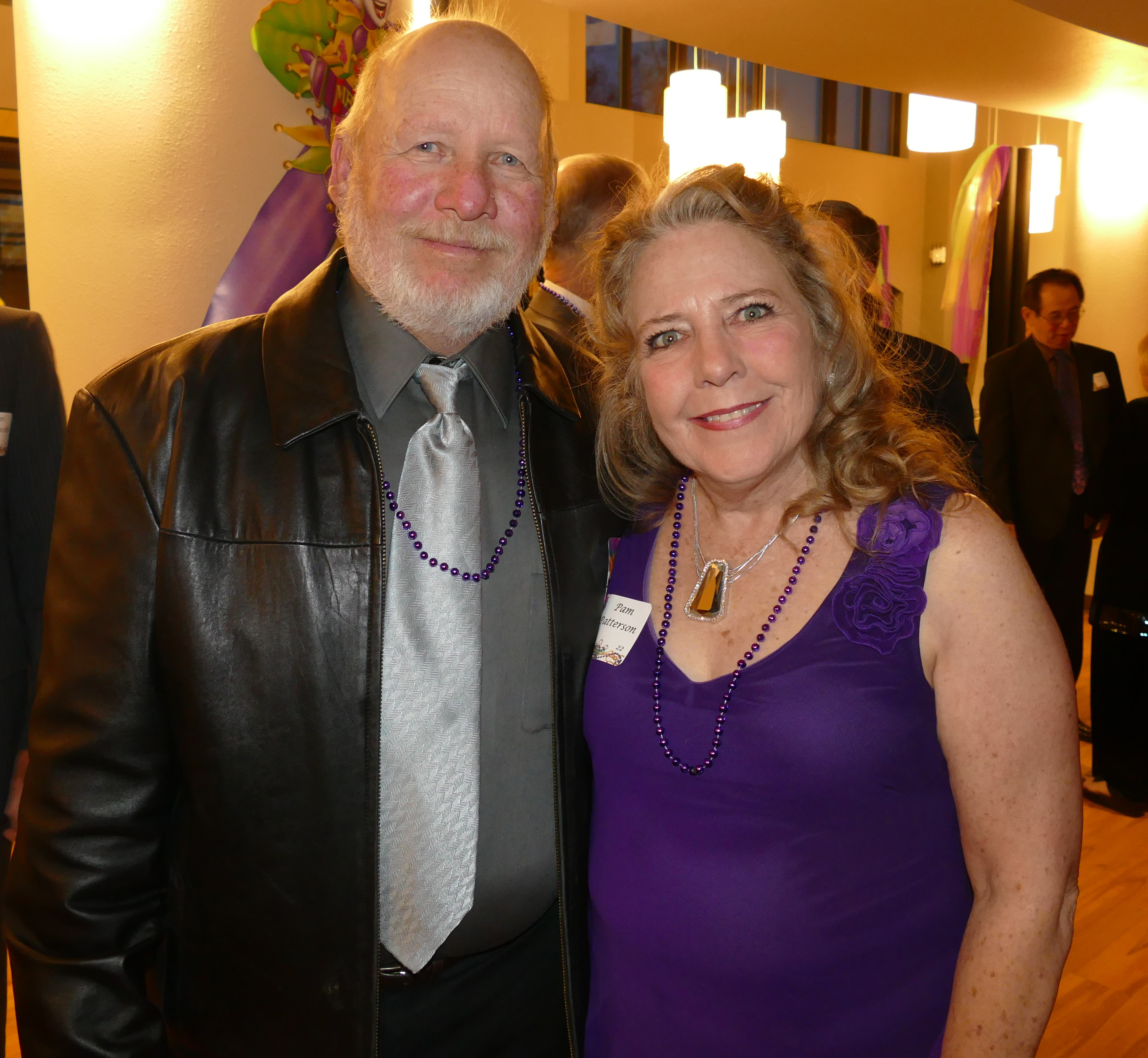 Mike Pate and Pam Patterson--she's Foundation board treasurer