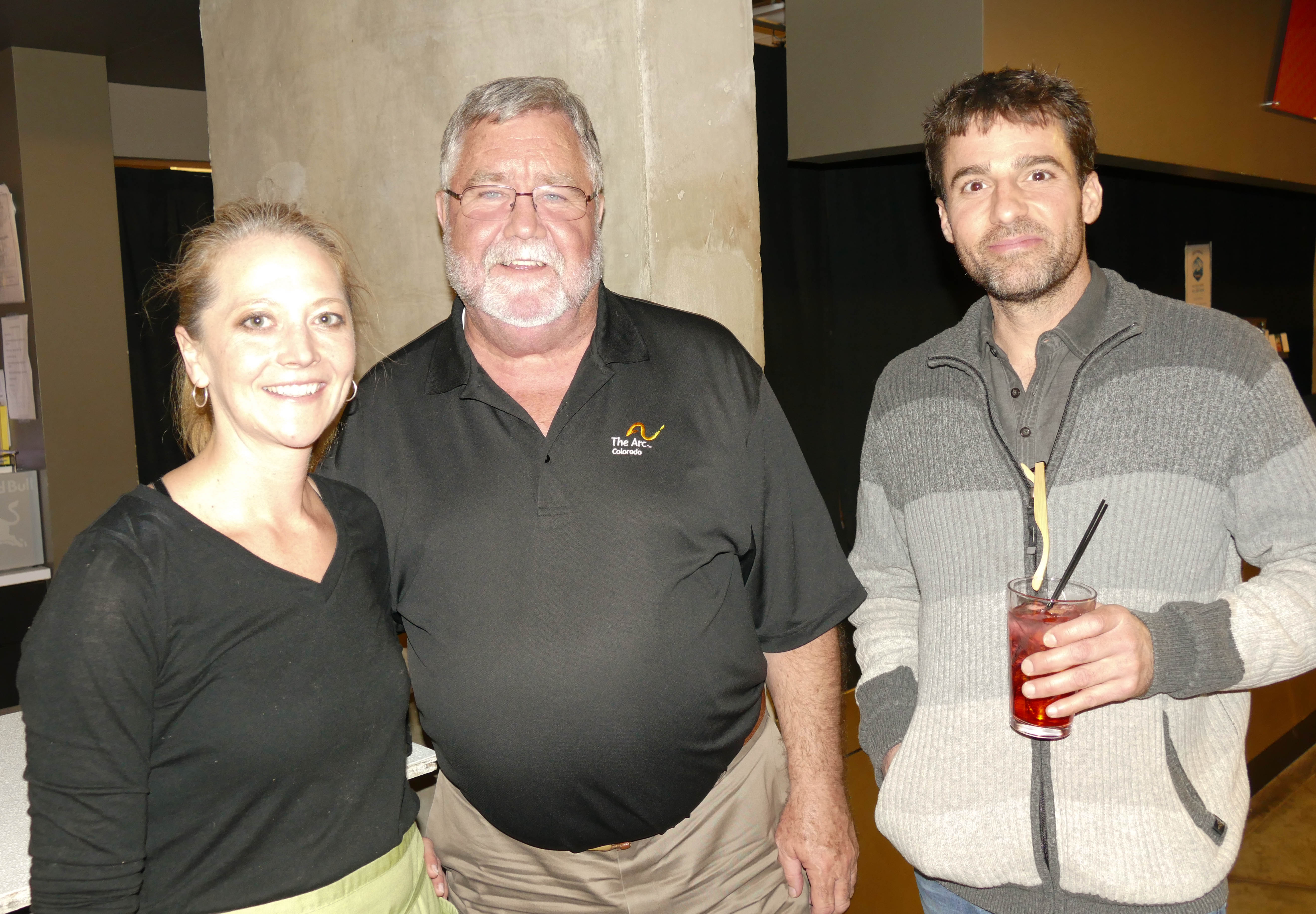 Pam Read, left, Randy Patrick and Jody Neely