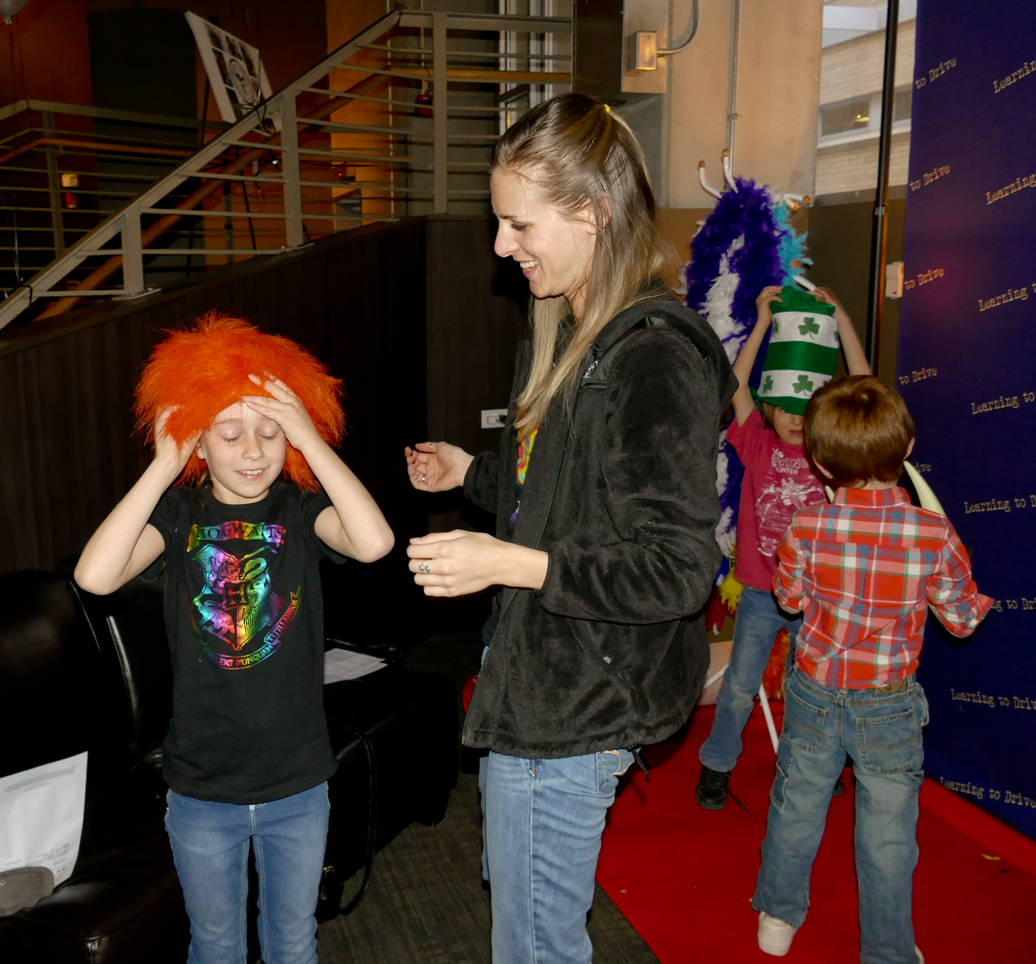 Maya Monreal, left, with Stephanie Johnson