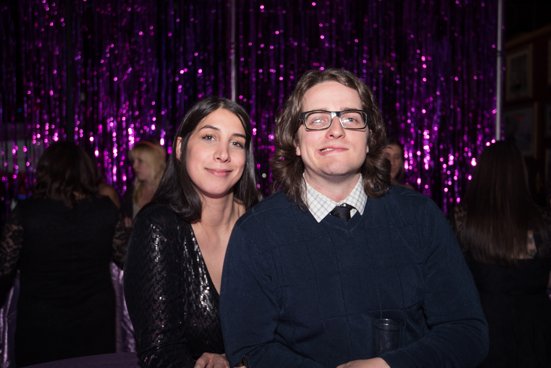 Amanda Martin, left, with Ryan Garbarino