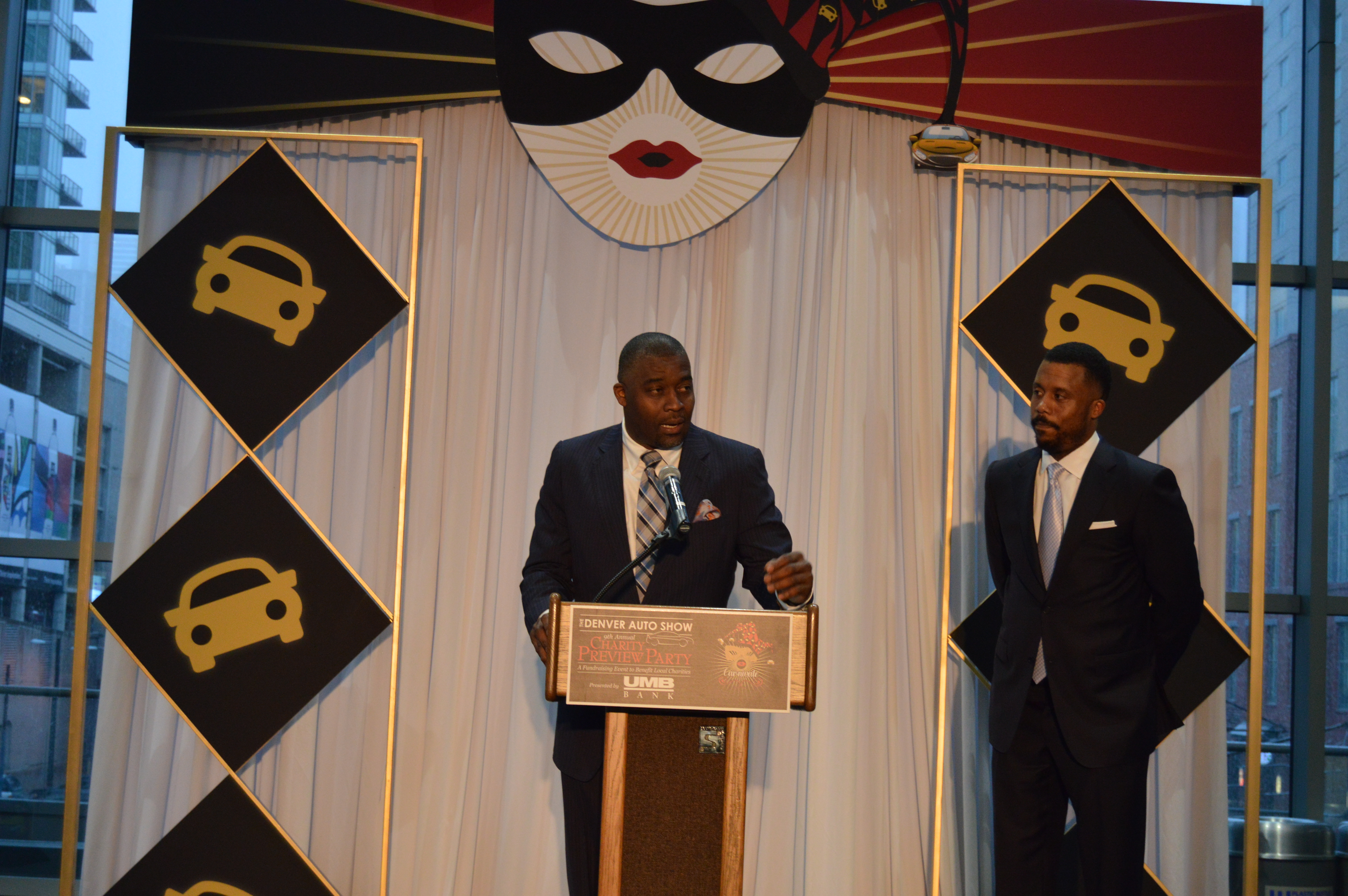 Show chair Anthony Brownlee (right) and Bronco great and VIP chair Rod ...