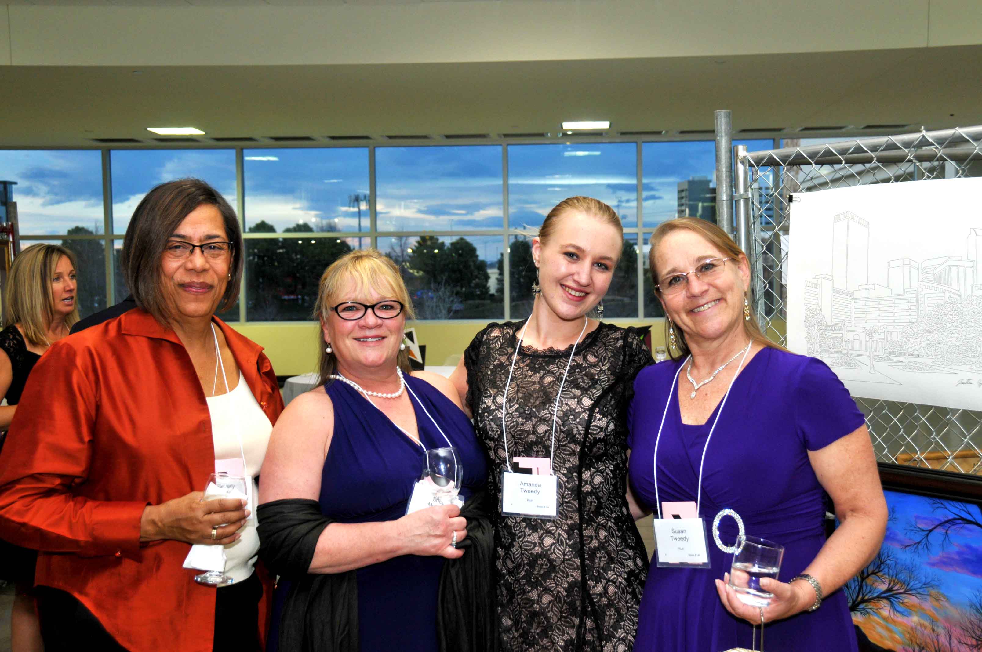 Beverly Ausfahl, Sheri McPhail, Amanda and Susan Tweedy