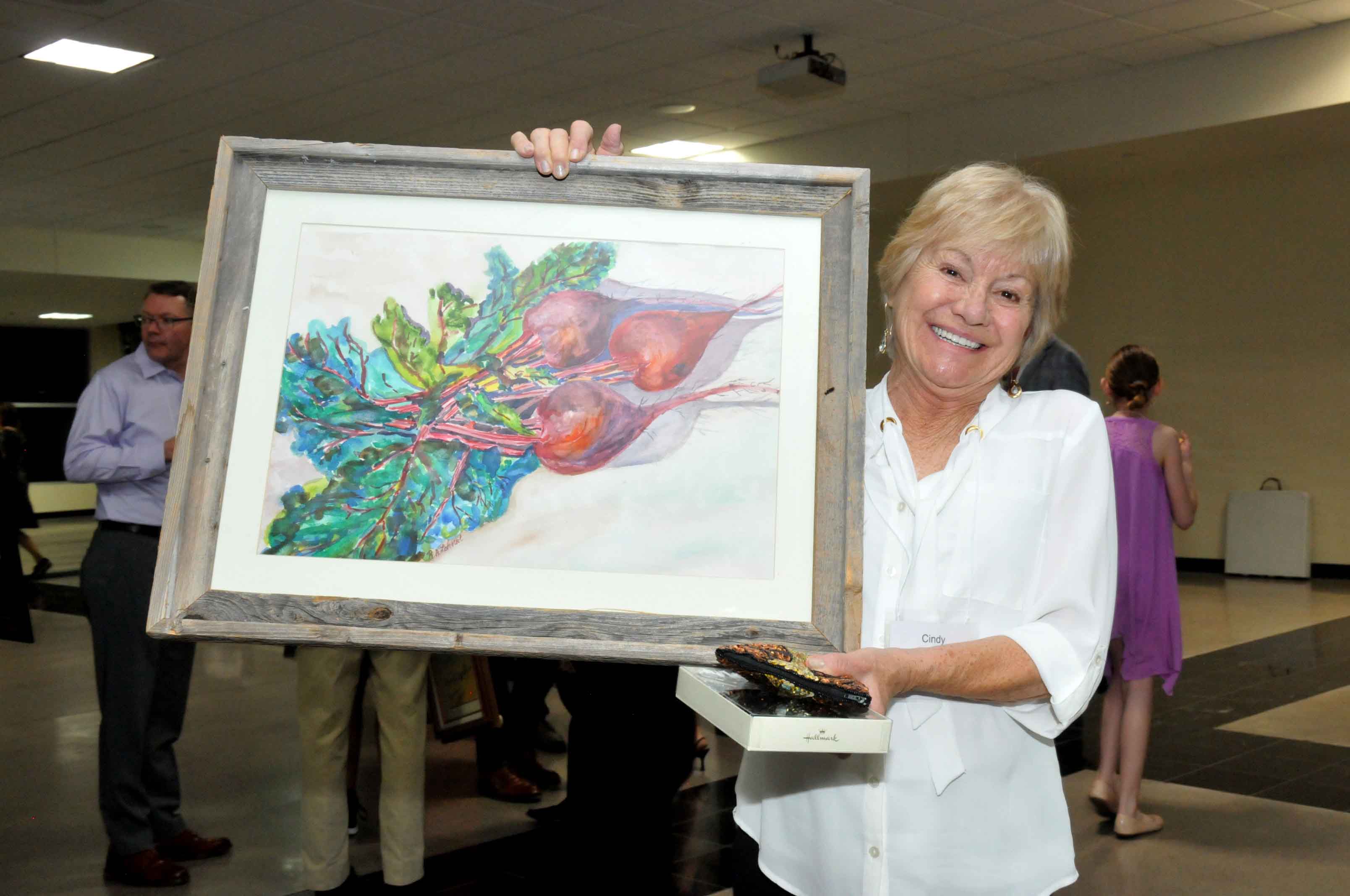 Cindy Betts picked up an artwork titled: "Beets"