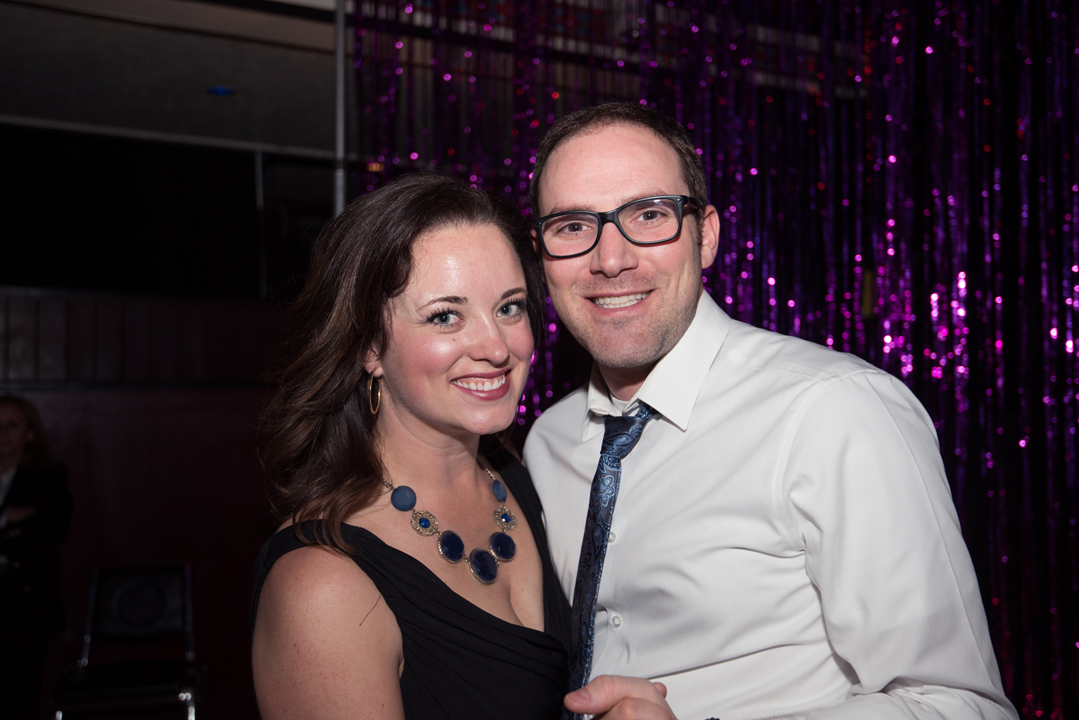 Eliza Schultz, left, with Brandon Thall