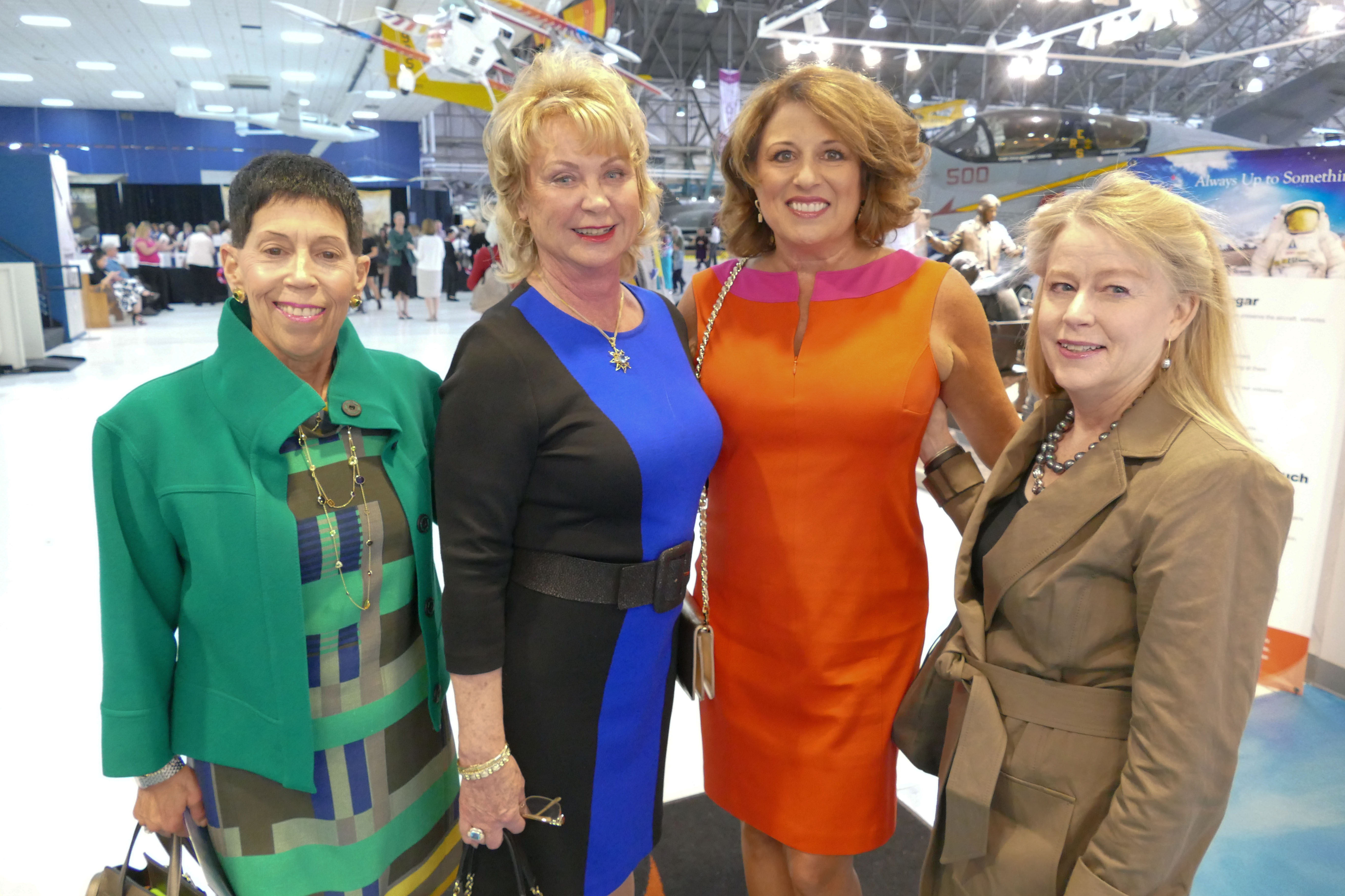 Margot Gilbert Frank, left, Kristina Davidson, Cindi Burge and Sarah Sena