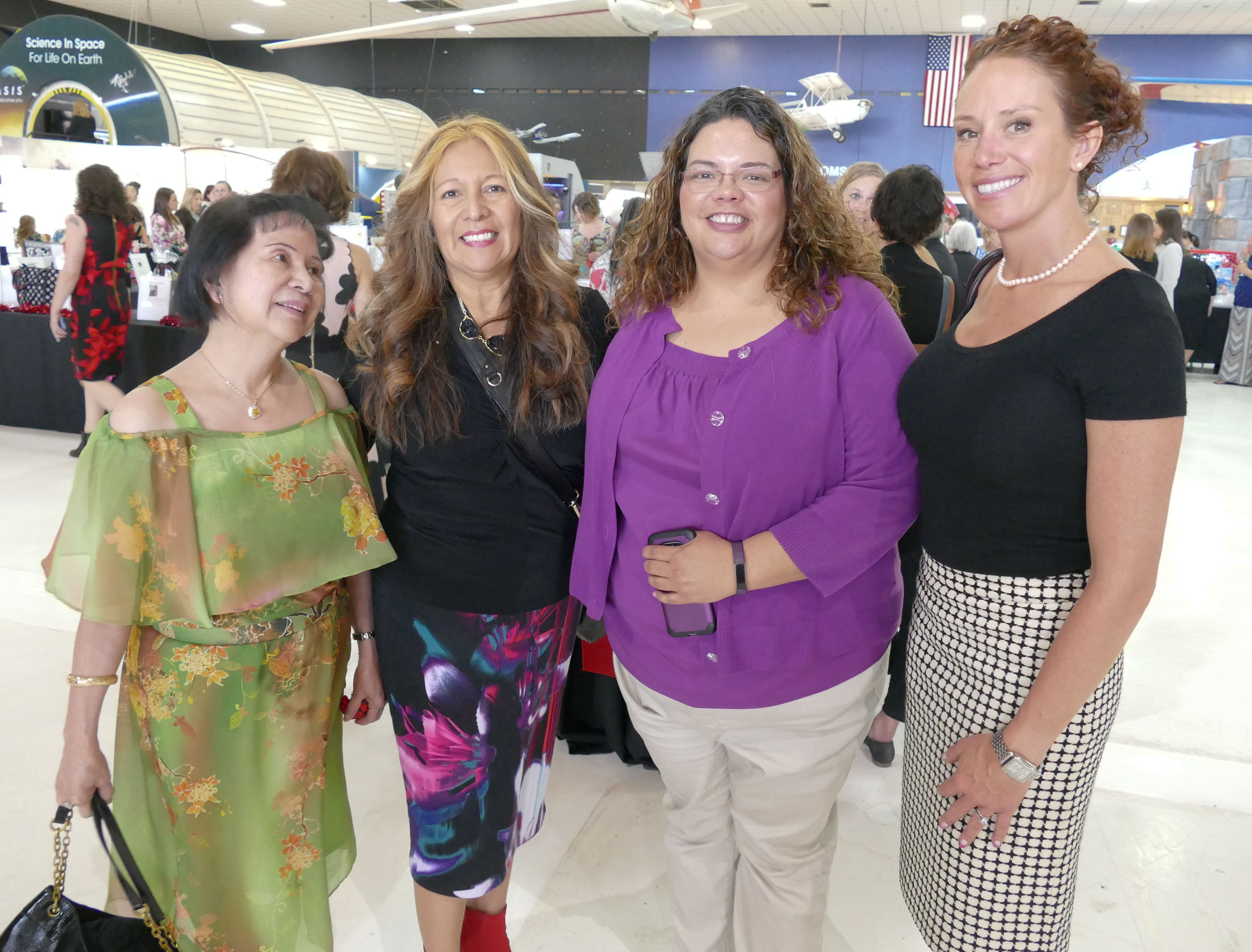 Angelina Reyes, left, Maria Aragon, Lori Johnson, Erica Porter