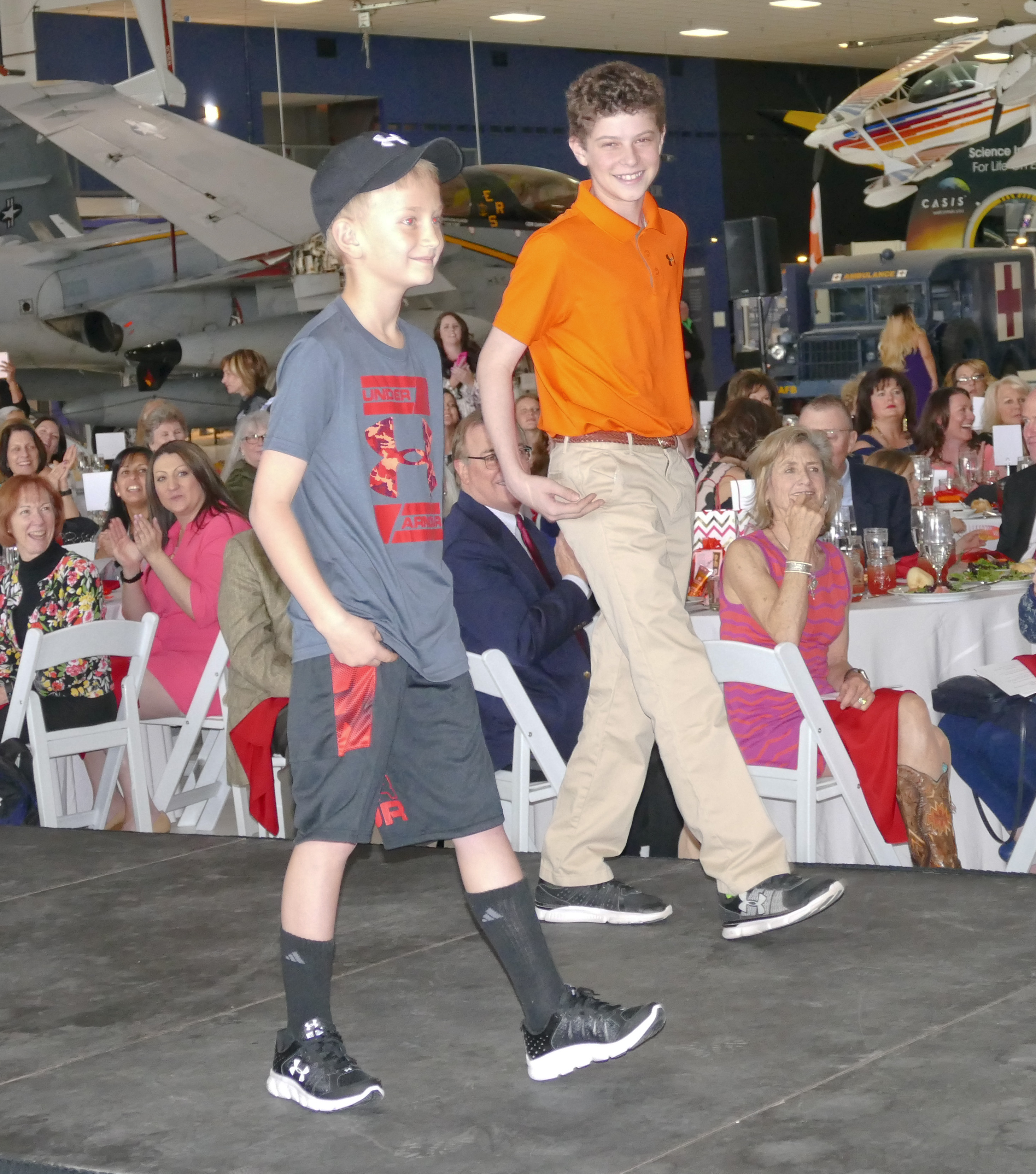 Matthew and Johnathan with some stage moves