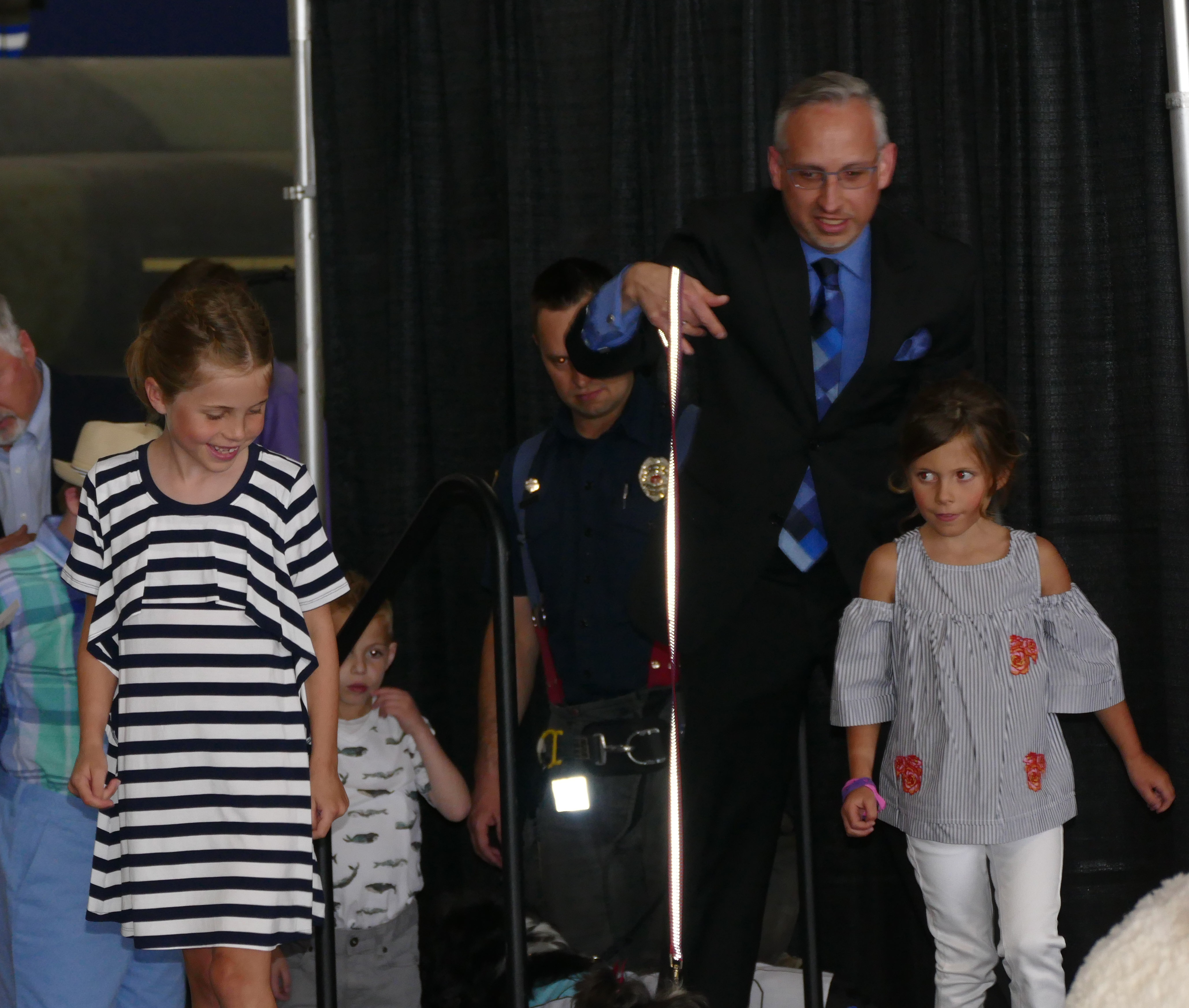 Steve Edmonds takes the stage with Ellie and Katie