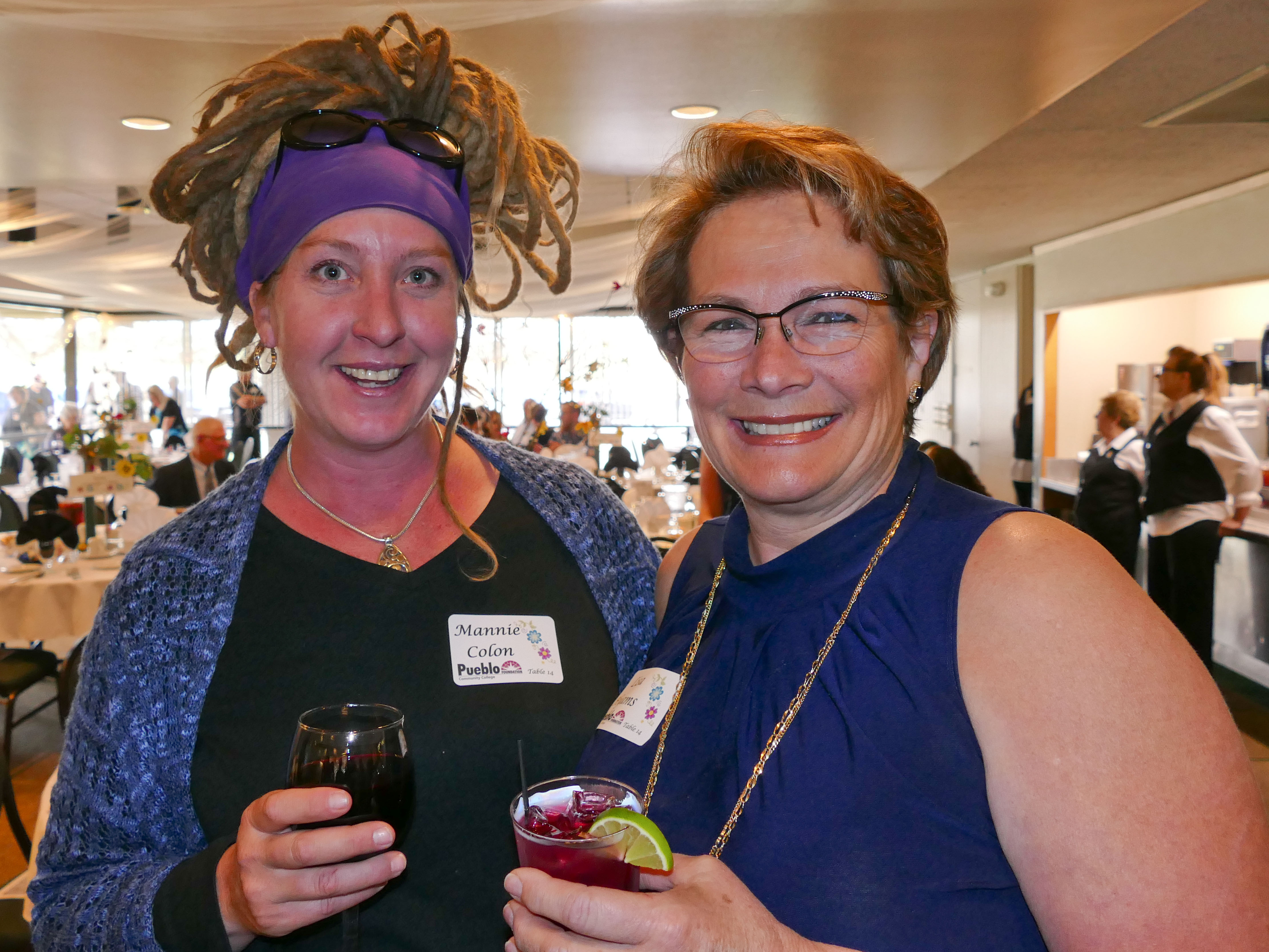 Britt Colon, left, and Lisa Hyams (advisory committee)