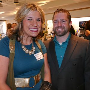 Jon Edwards, left, with Gail McDermott and Don Packard (2009 inductee)