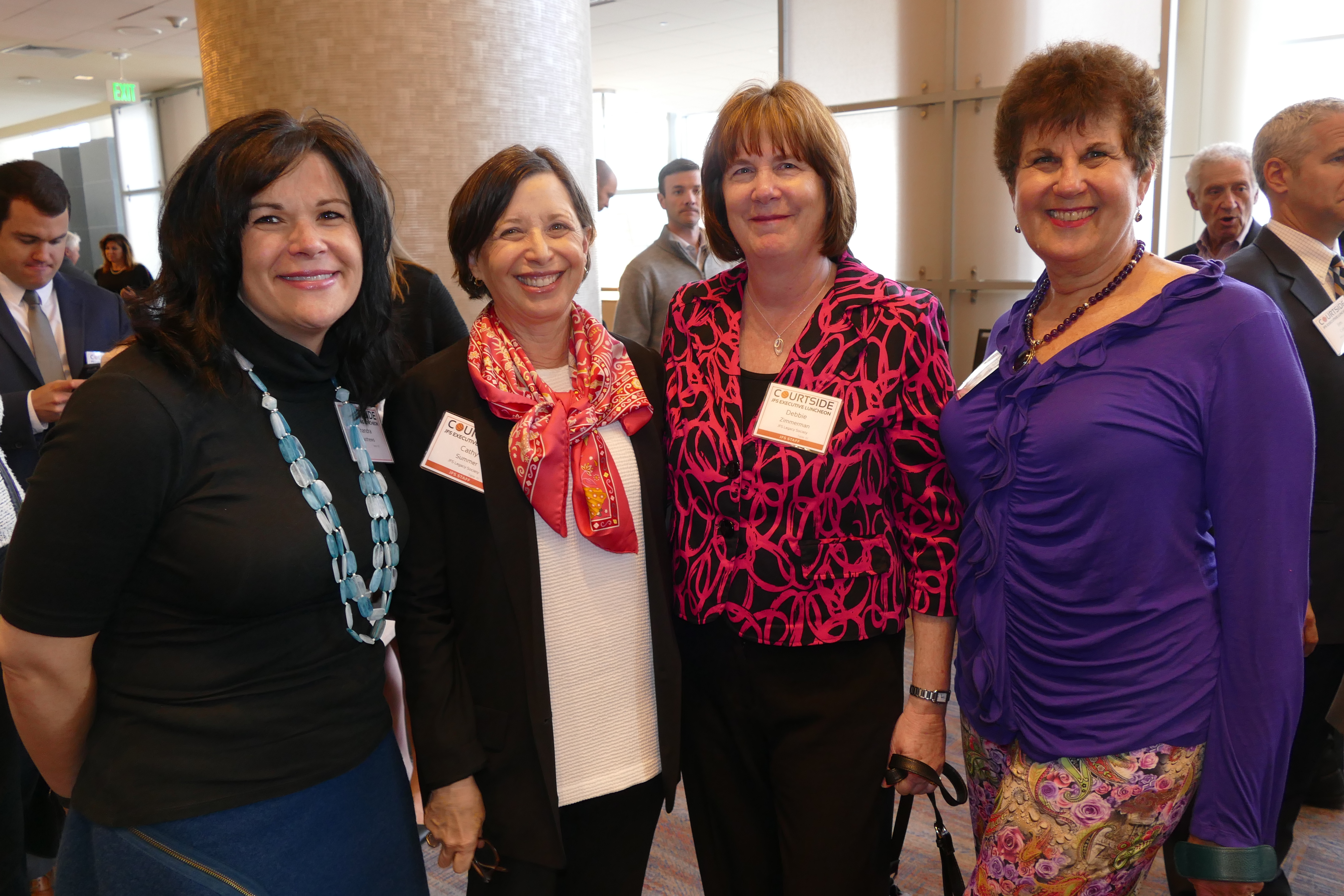 Chandra Matthews, left, Cathy Summer, Debbie Zimmerman and Ruth Sharon