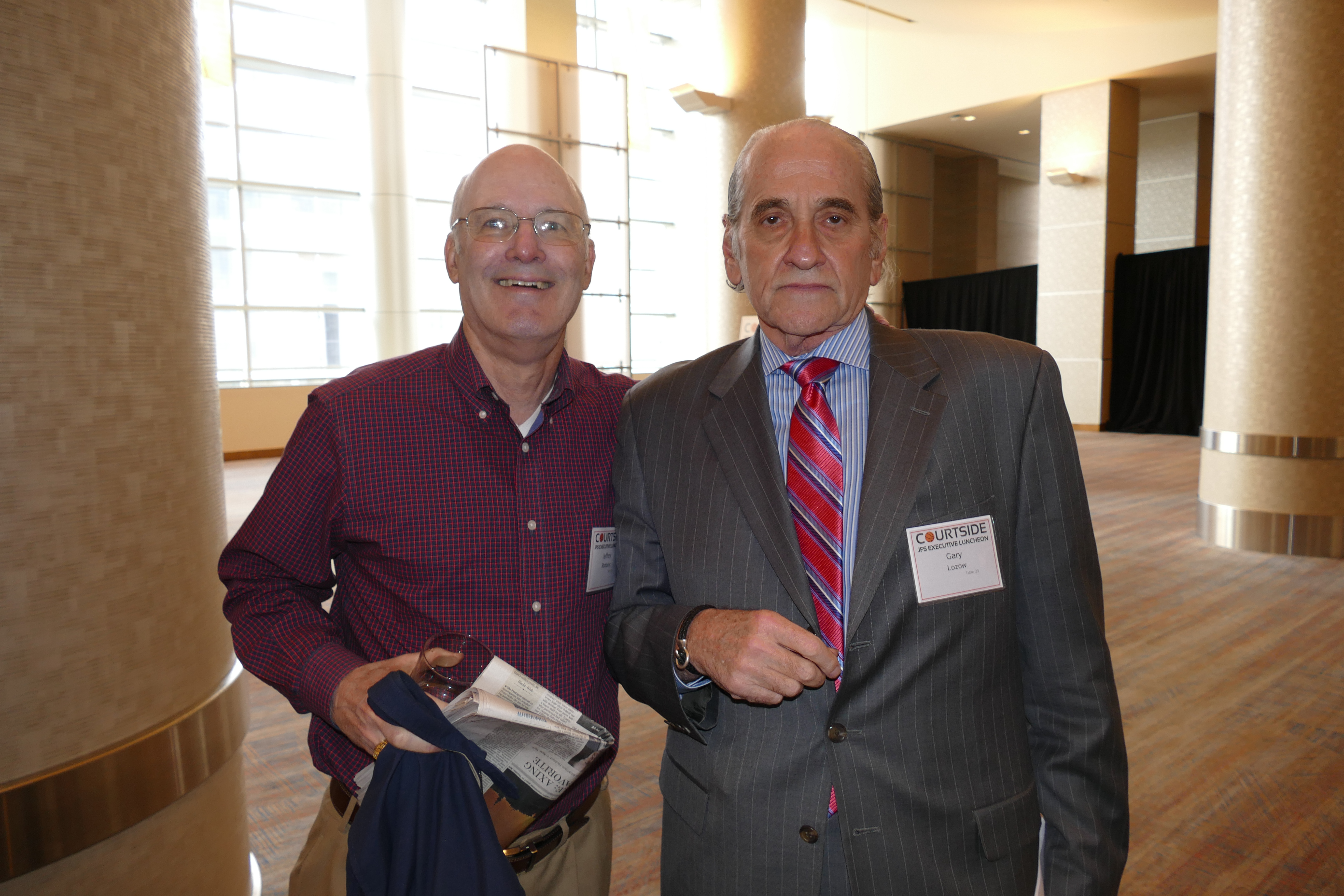 Jeff Robbins, left, and Gary Lozow