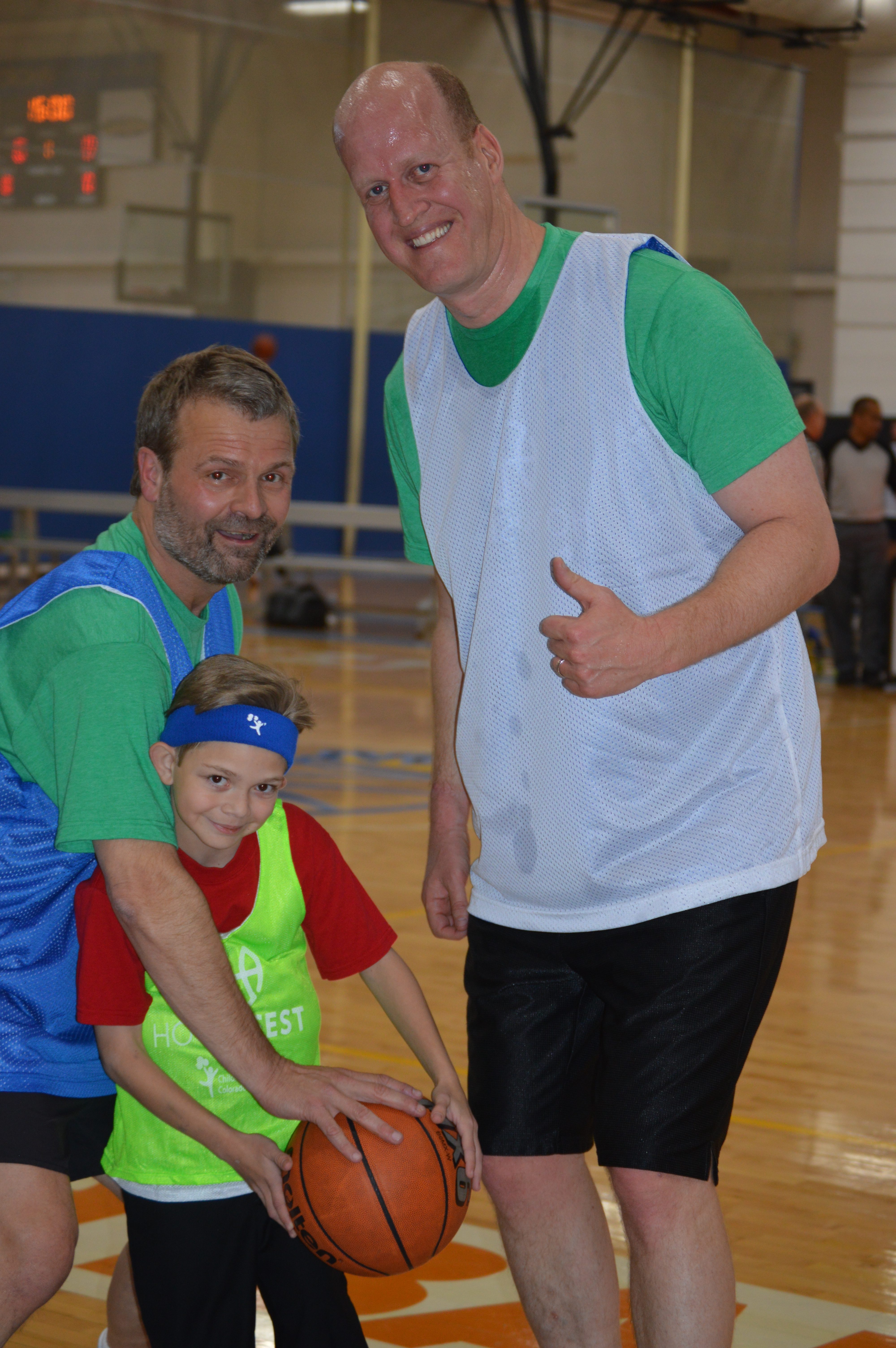 (l to r): Jens Goebel, M.D.; Joe Wren and Gil Peri, senior VP at ...