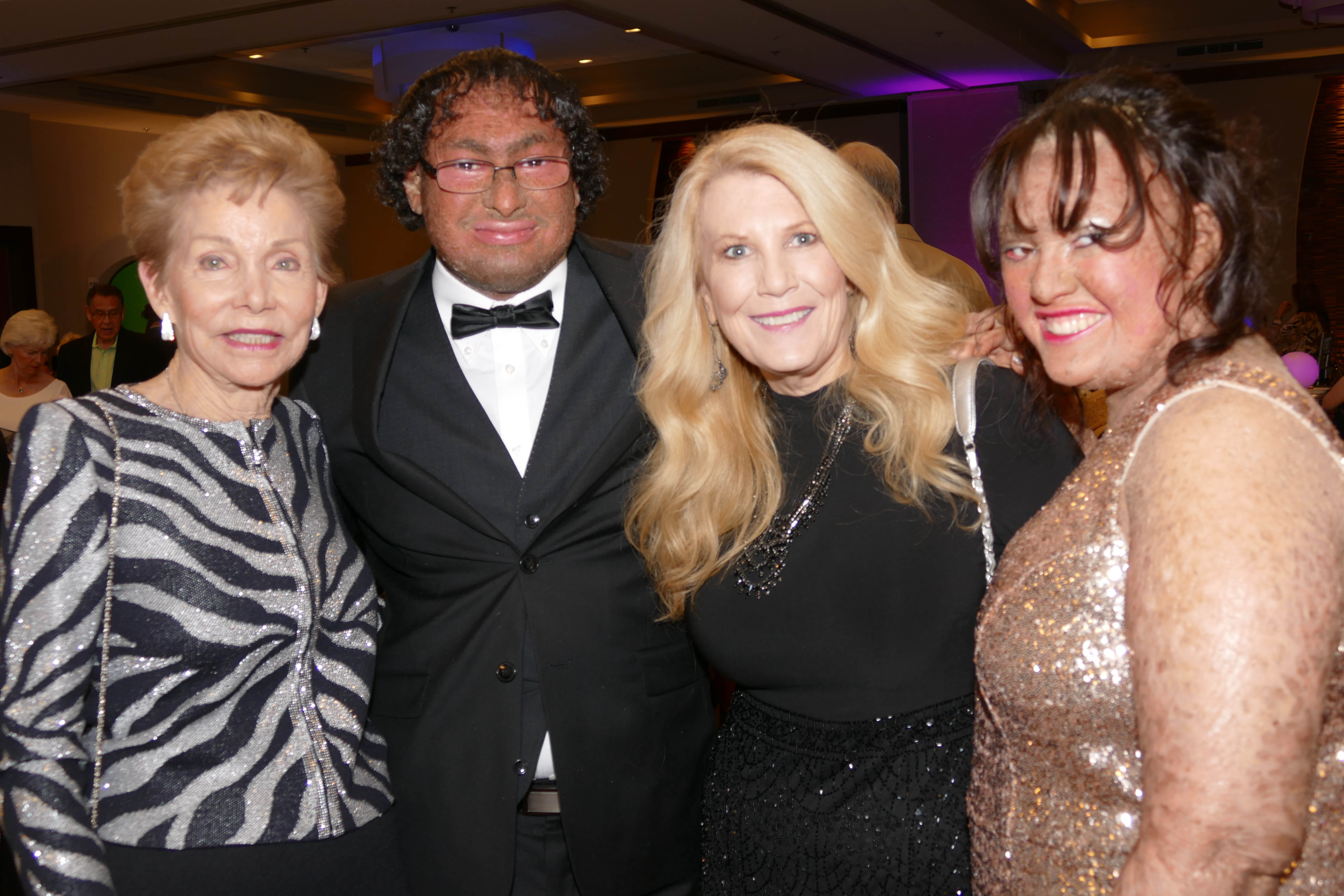 Carole Sachs, left, Mark Gad, Trish Morris and Maria Gad