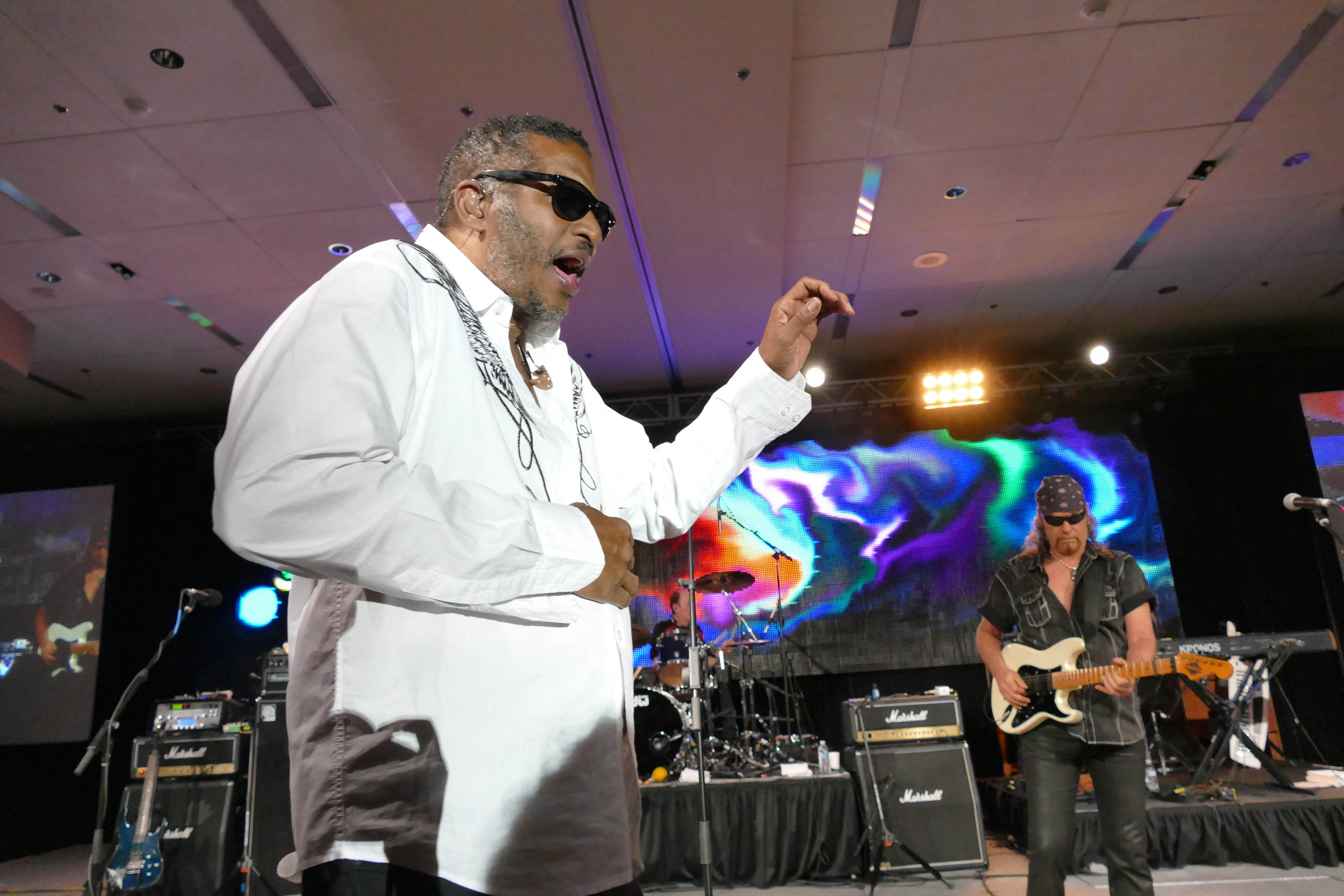 Greg Walker gets into the music