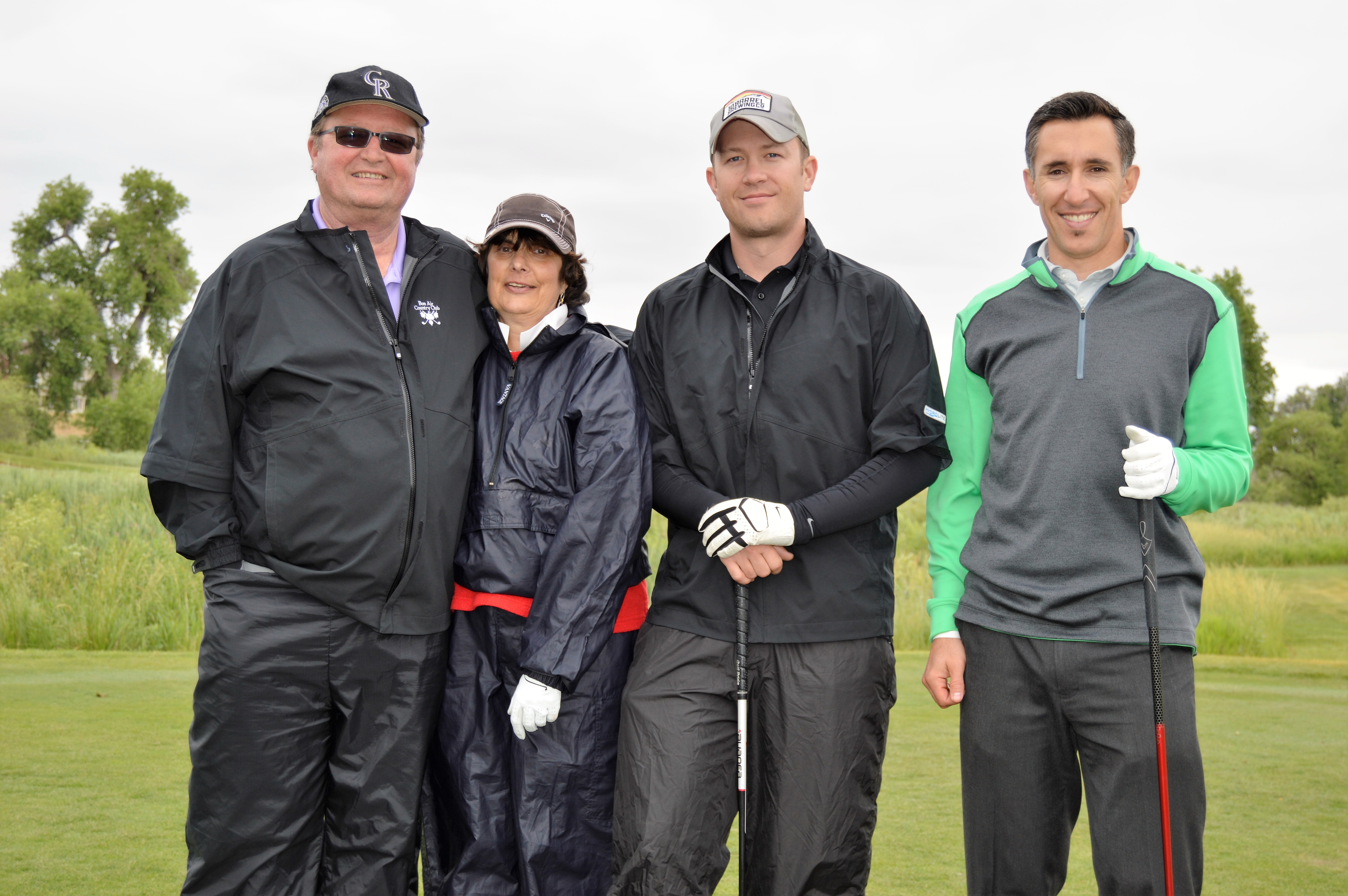 (l to r): Darcy Narams, Annette Narams, Justin Narams and Brian Sump