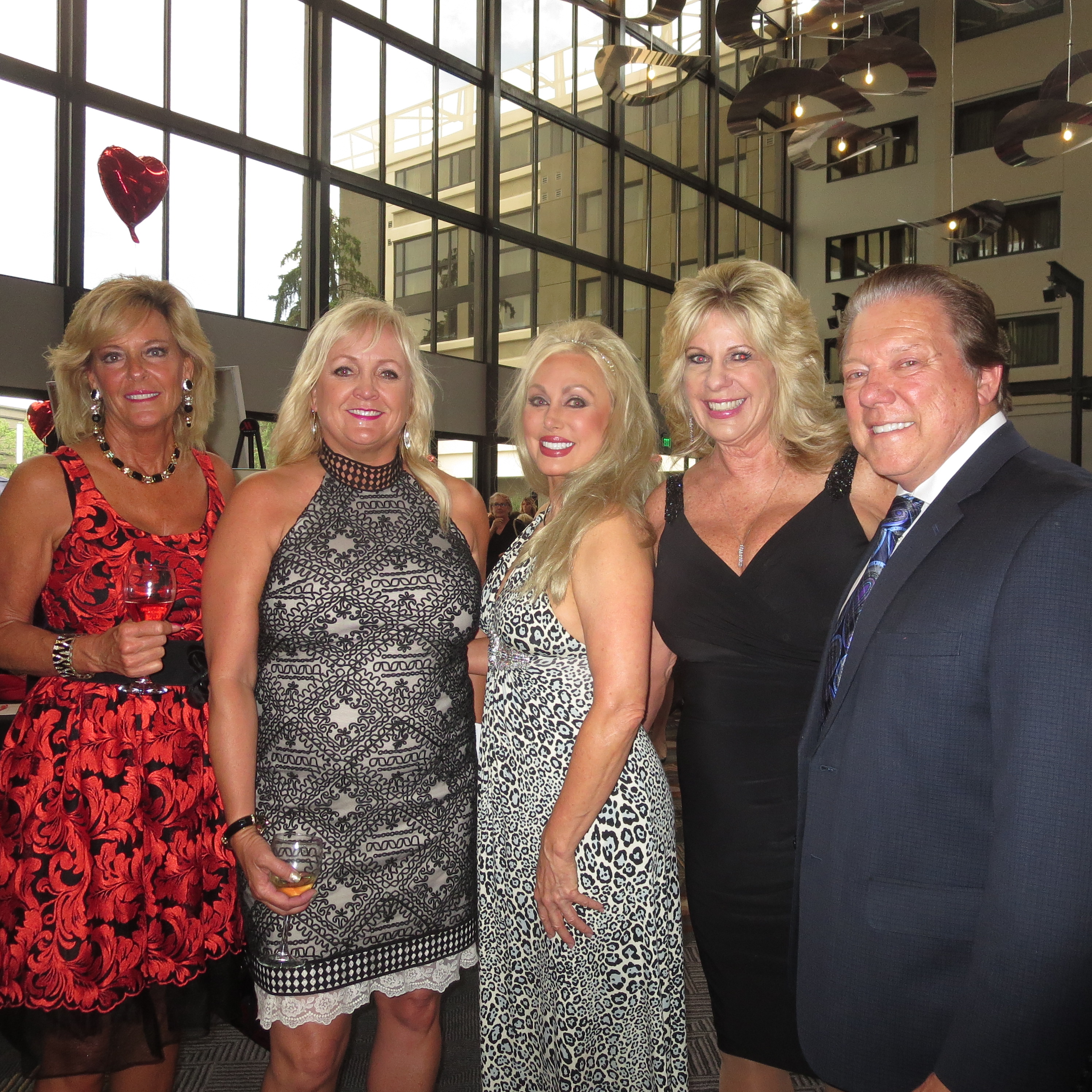 L to R: Deborah Massey, Pam Sletten, Stephanie Doss-Odak, Terri & Al Fisher